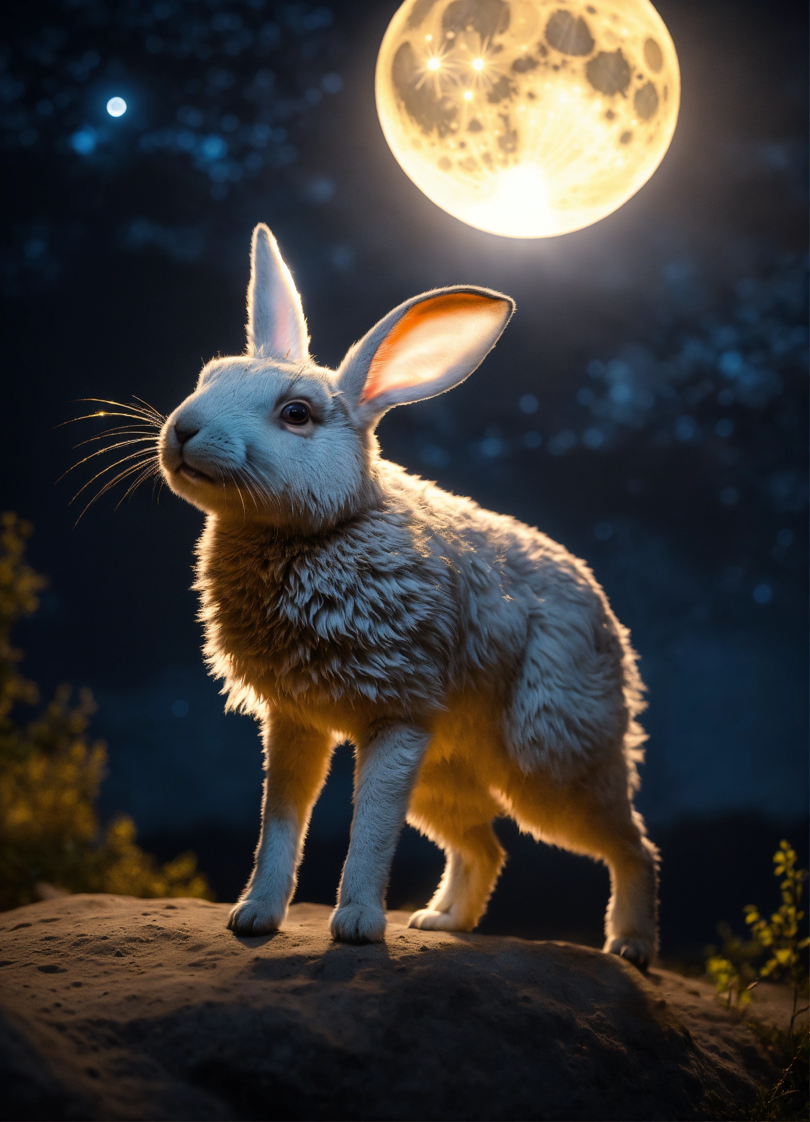 Lexica - The Lunar Lepus's ability to manipulate moonlight is captured ...