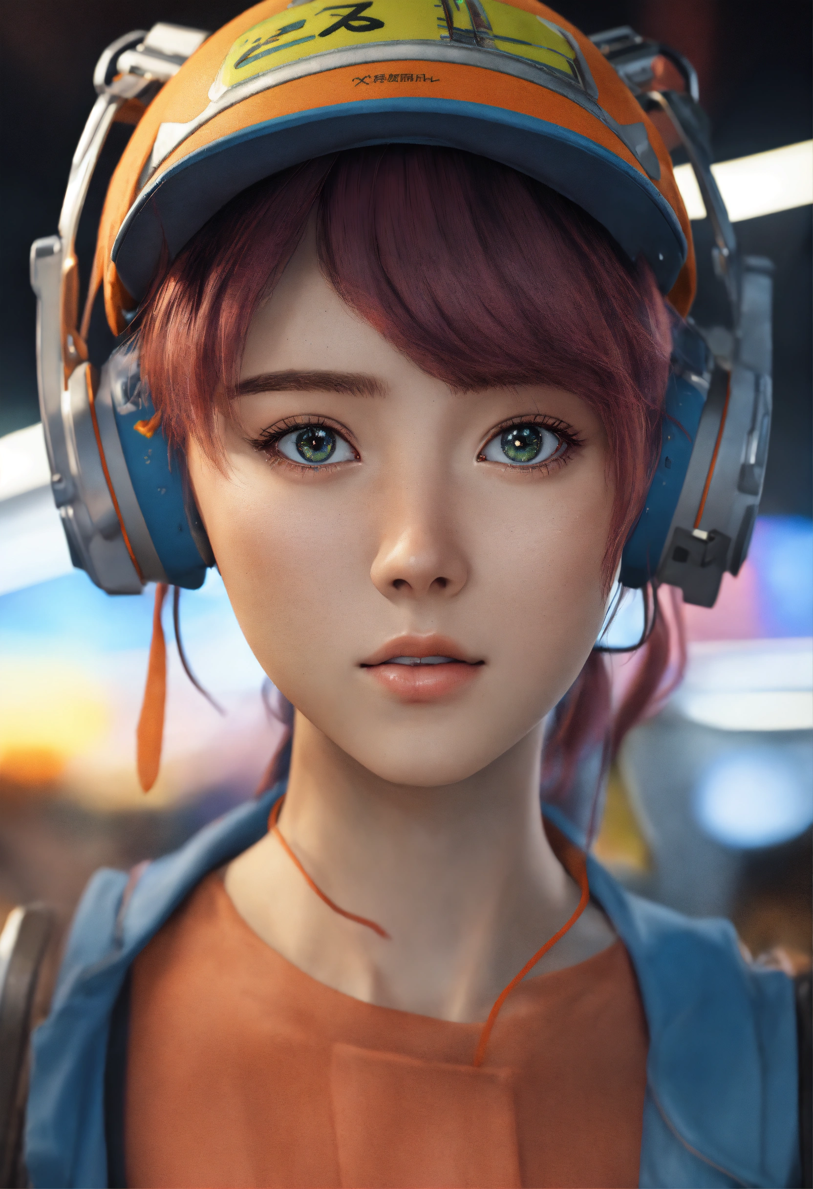 Lexica - 3D rendered, realistic 2020s anime dystopian extroverted ...