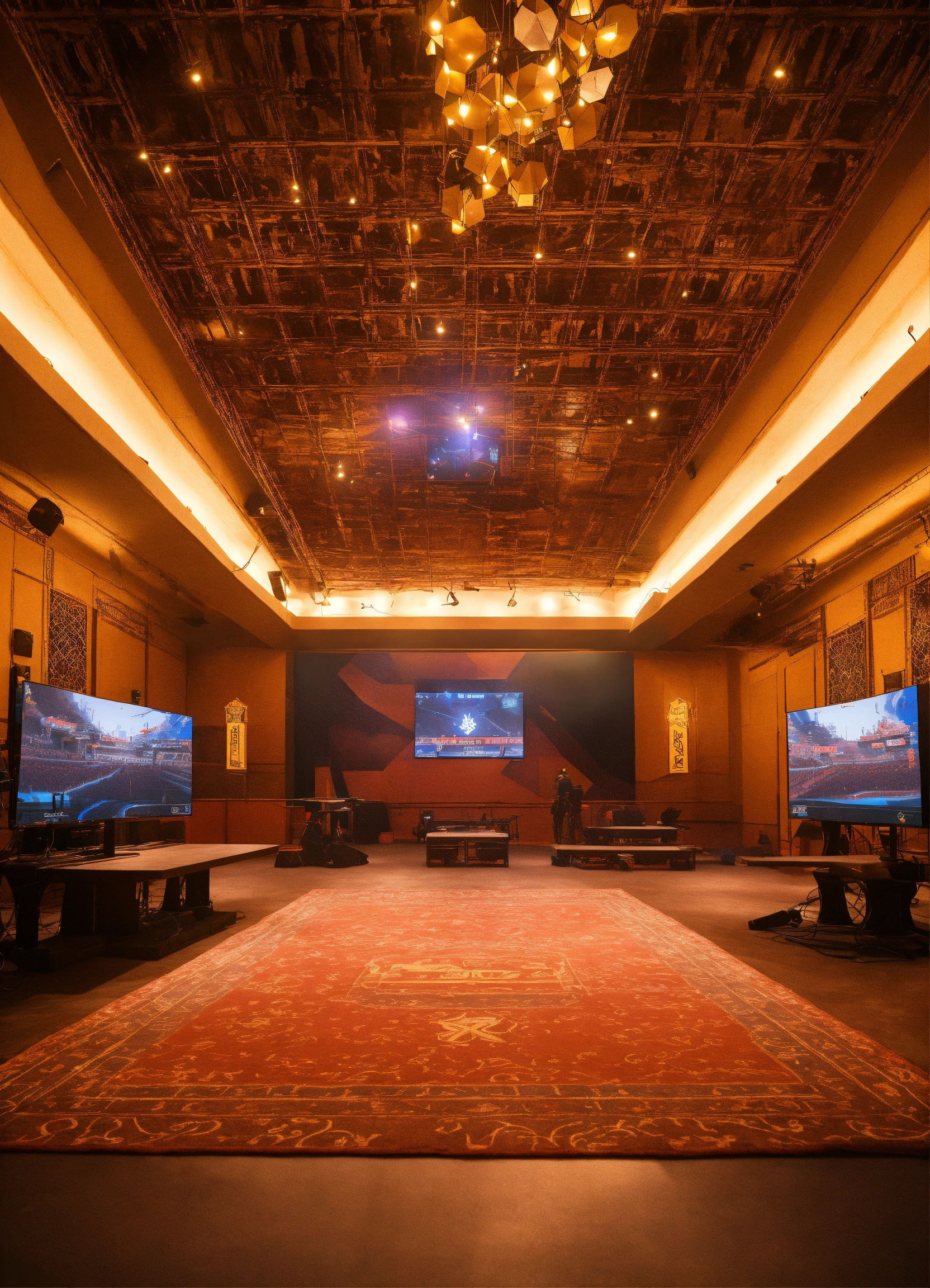 Lexica - Multi-Purpose Event Space Design an esports venue with arabian ...