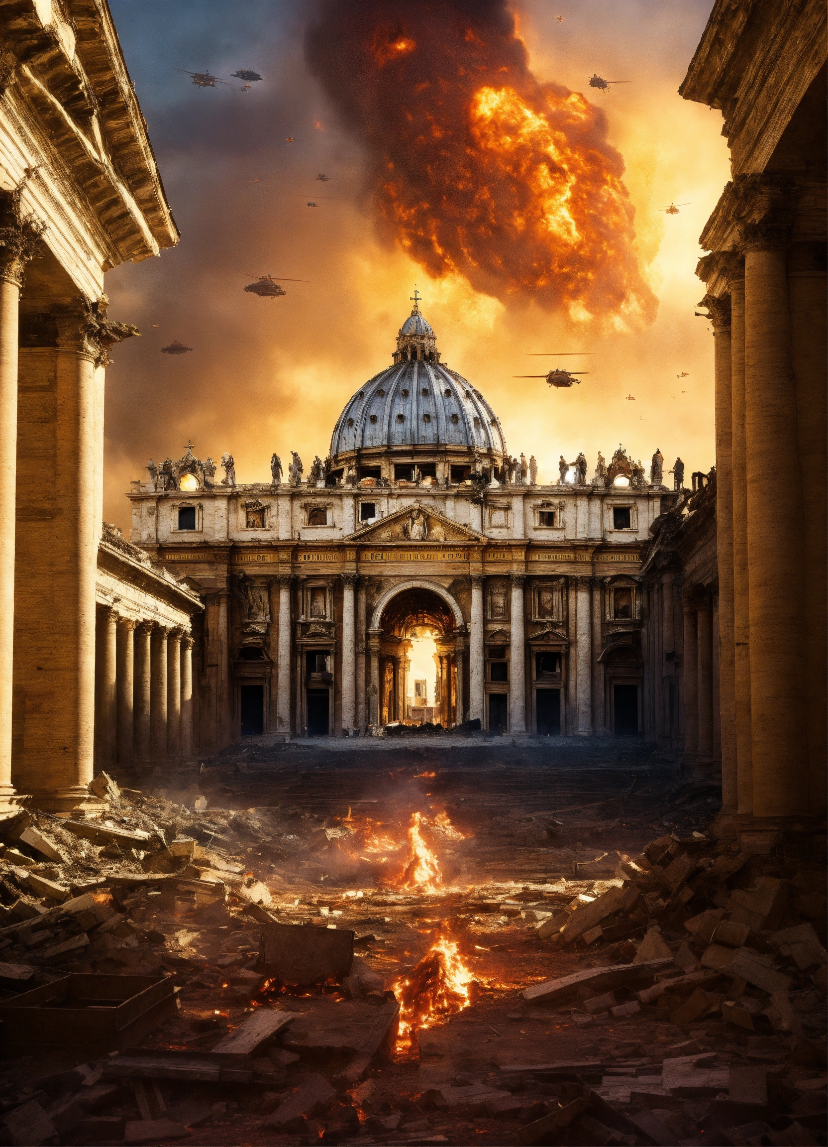 Lexica - Destroyed vatican after the alien attack