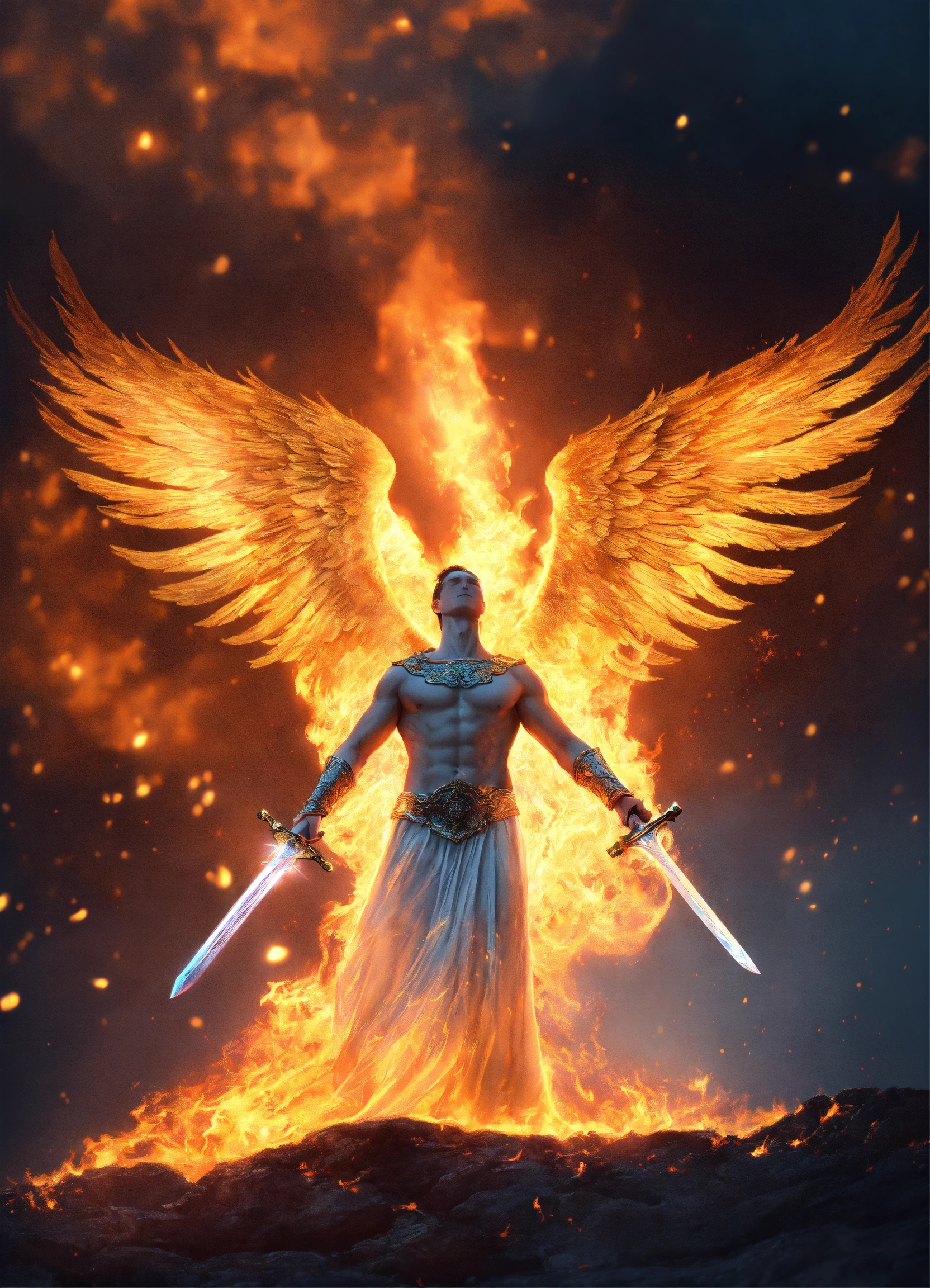 Lexica - Captivating design, spirit man ascend from body, the spirit ...