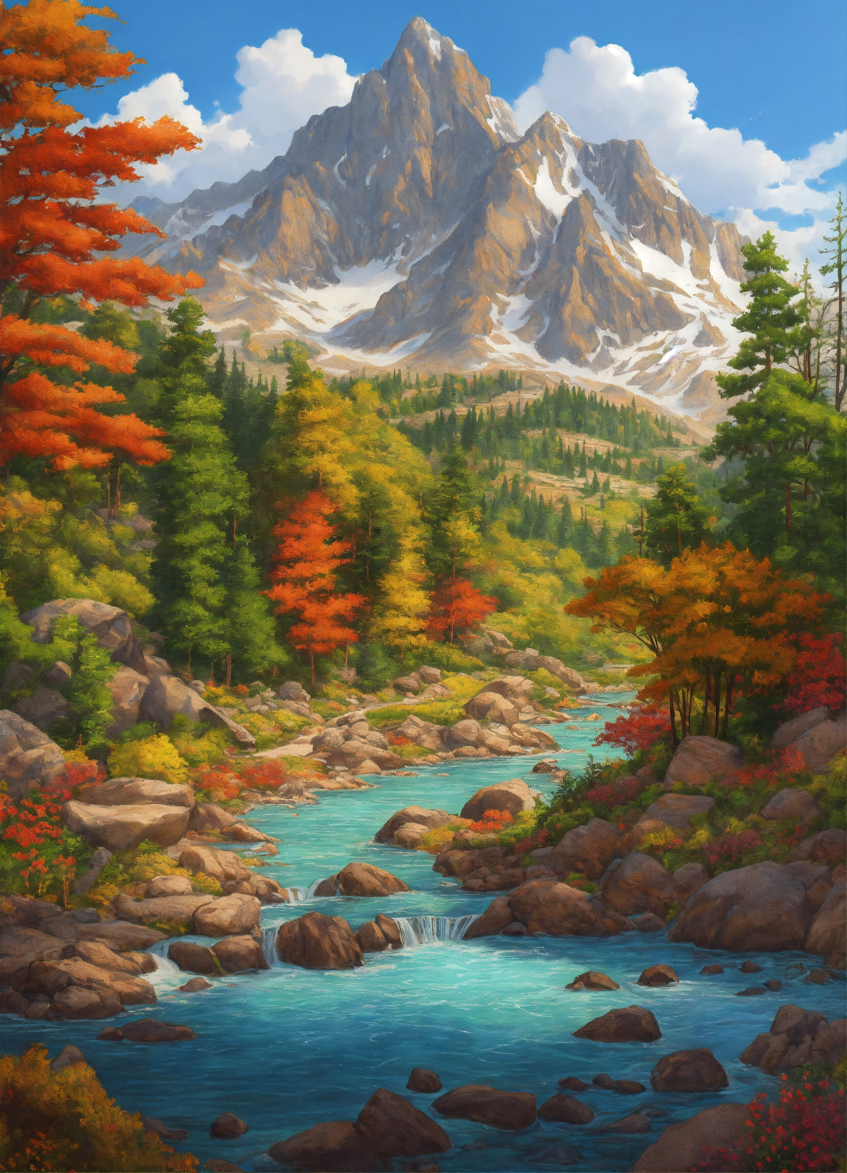 Lexica - A beautiful and highly detailed bright colors drawing of the ...