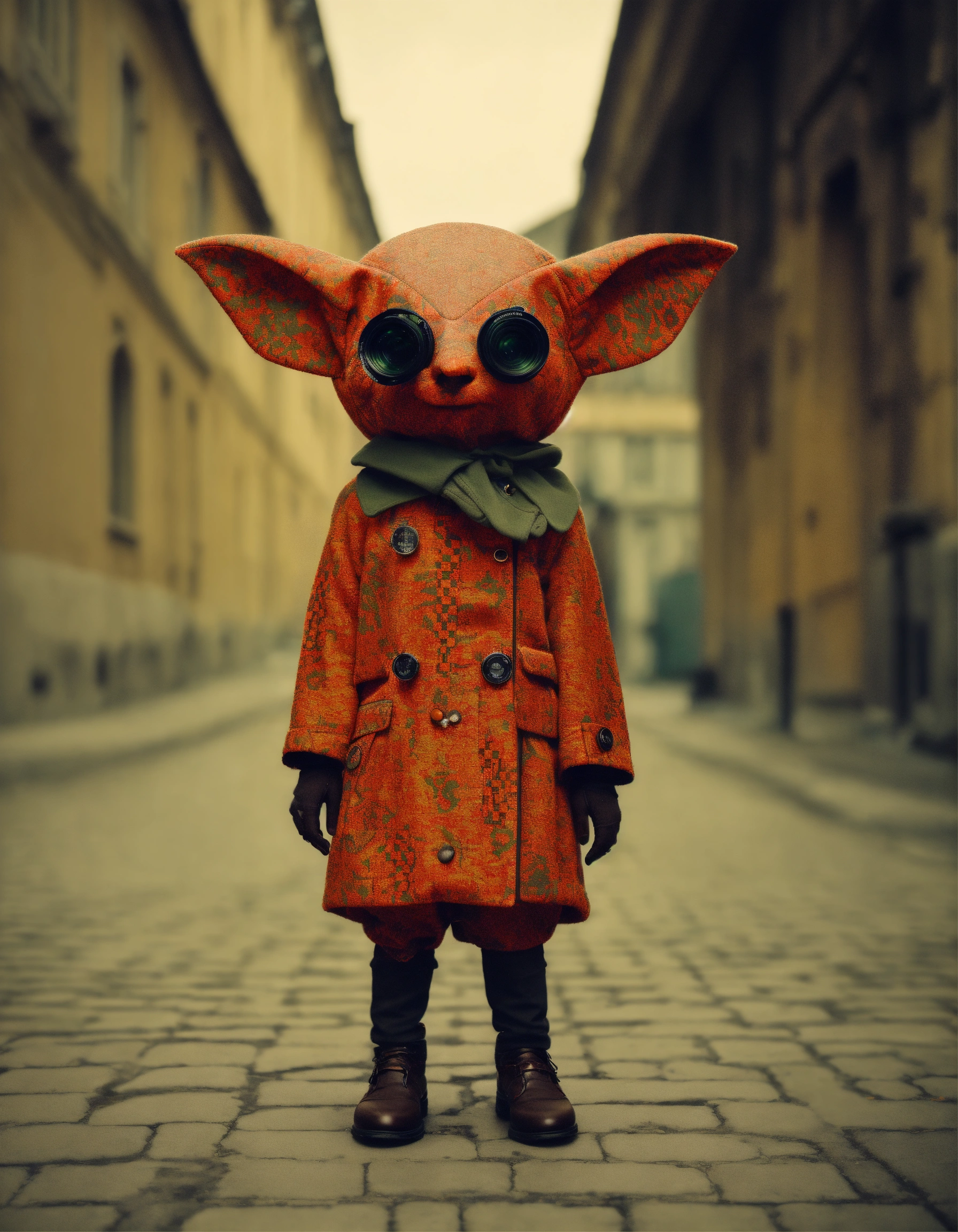 Lexica - Leica portrait of an imp, coded patterns, sparse and simple ...