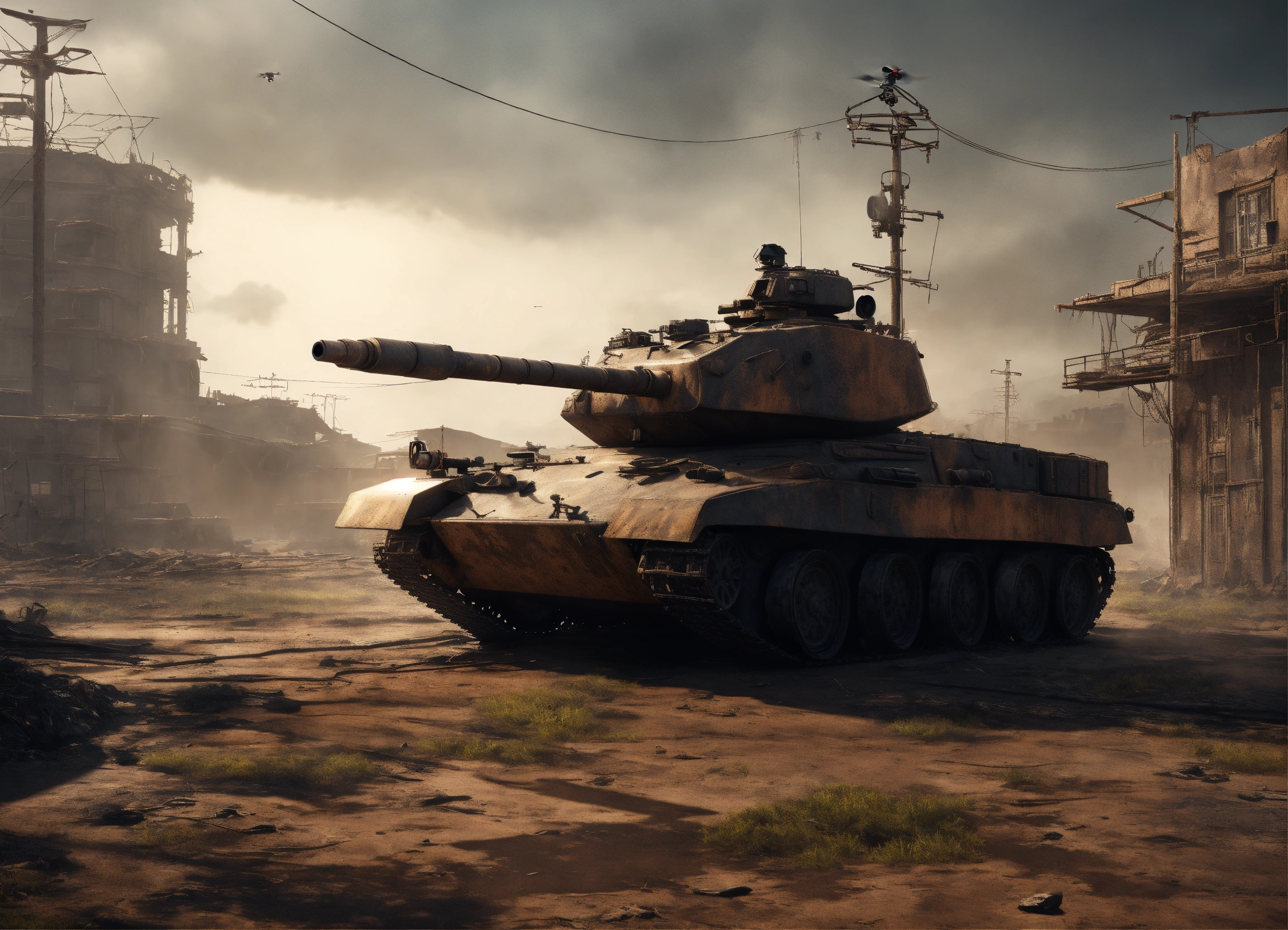 Lexica - Post-apocalyptic tank, trending on ArtStation, cinematic ...