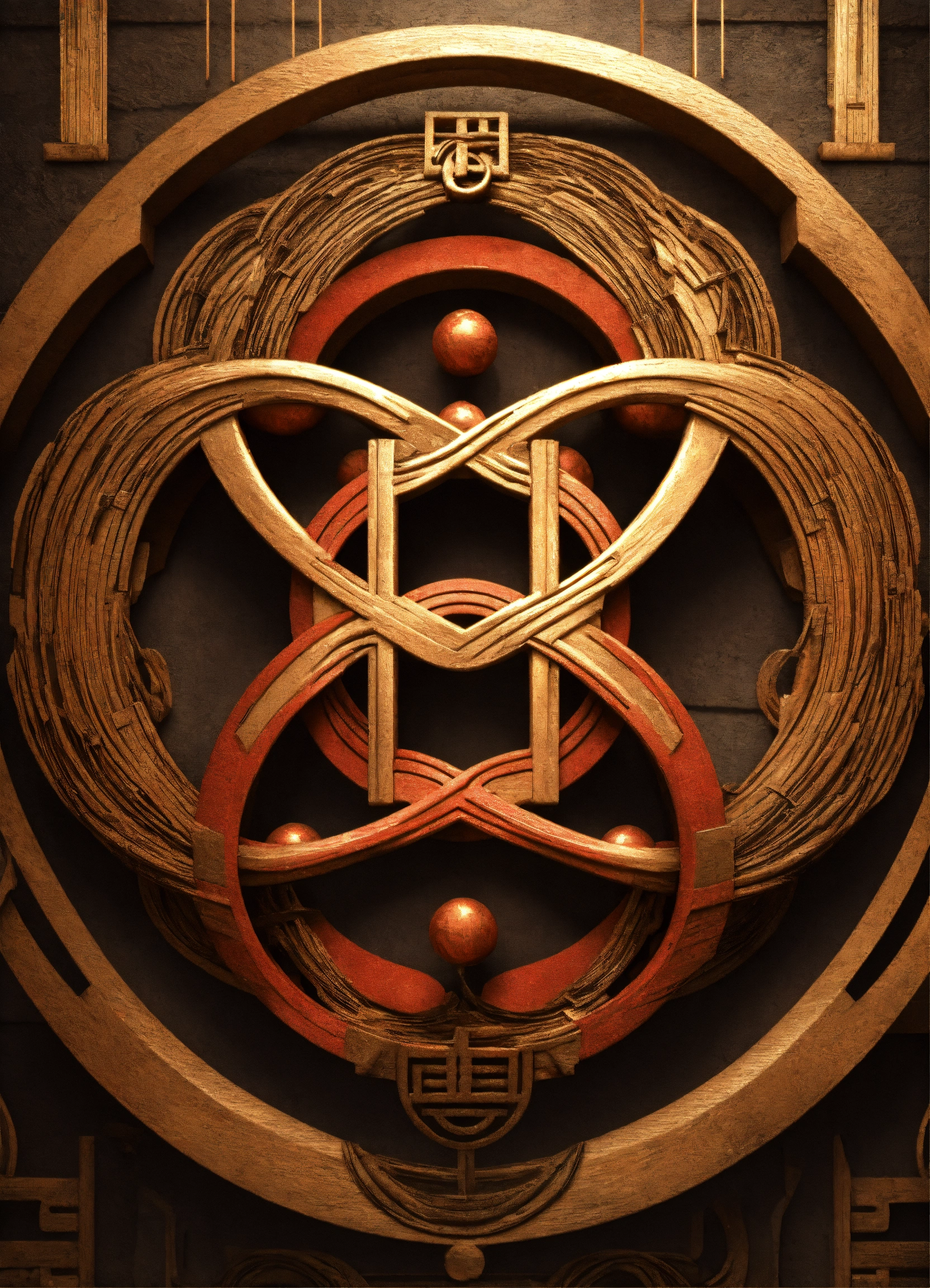 Lexica - Taoist Infinity symbol, feathery, dark lines, deep, depth, 3D ...