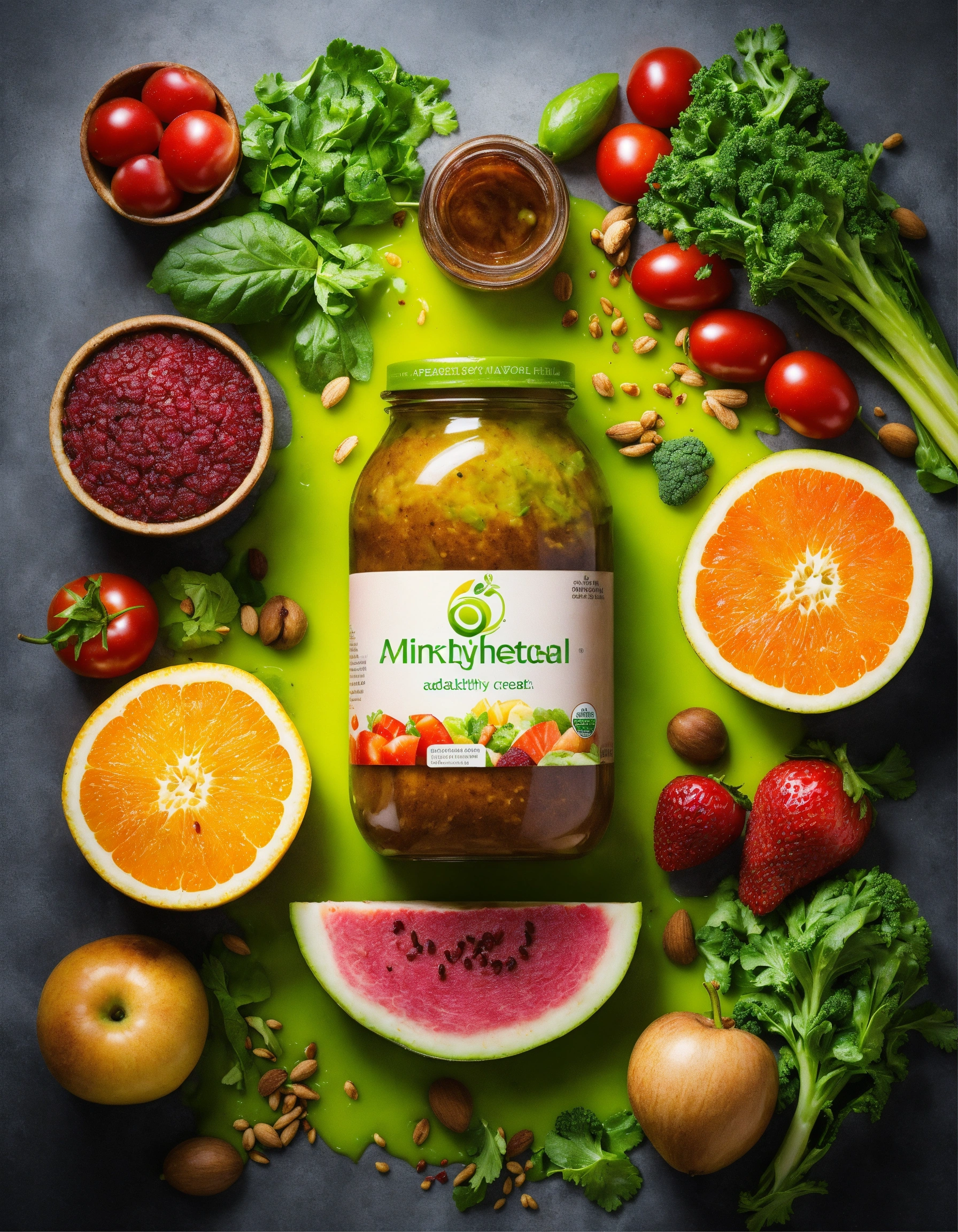 Lexica - Create an interesting creative about marketing in the healthy ...