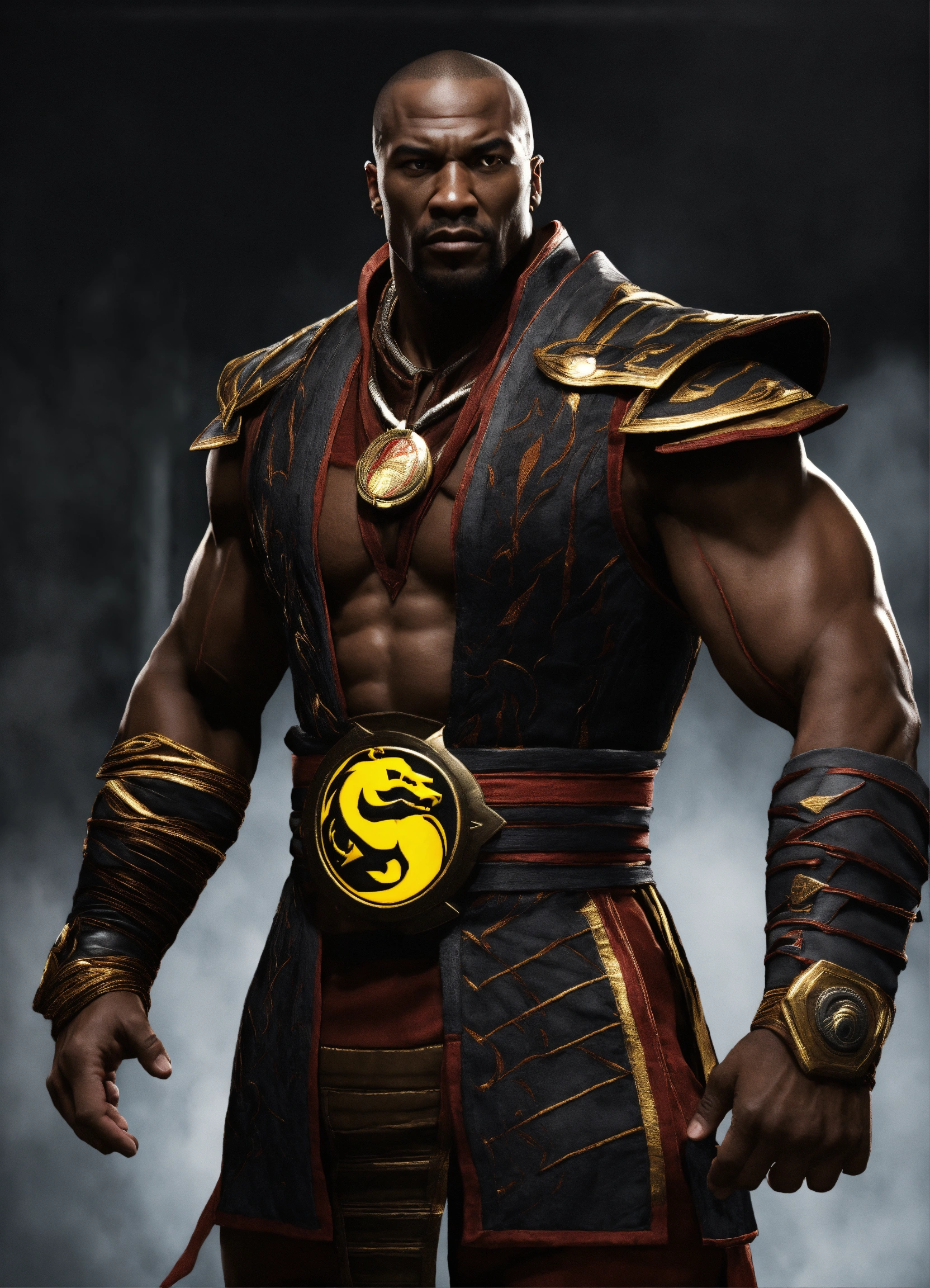 Lexica - Black man mortal kombat