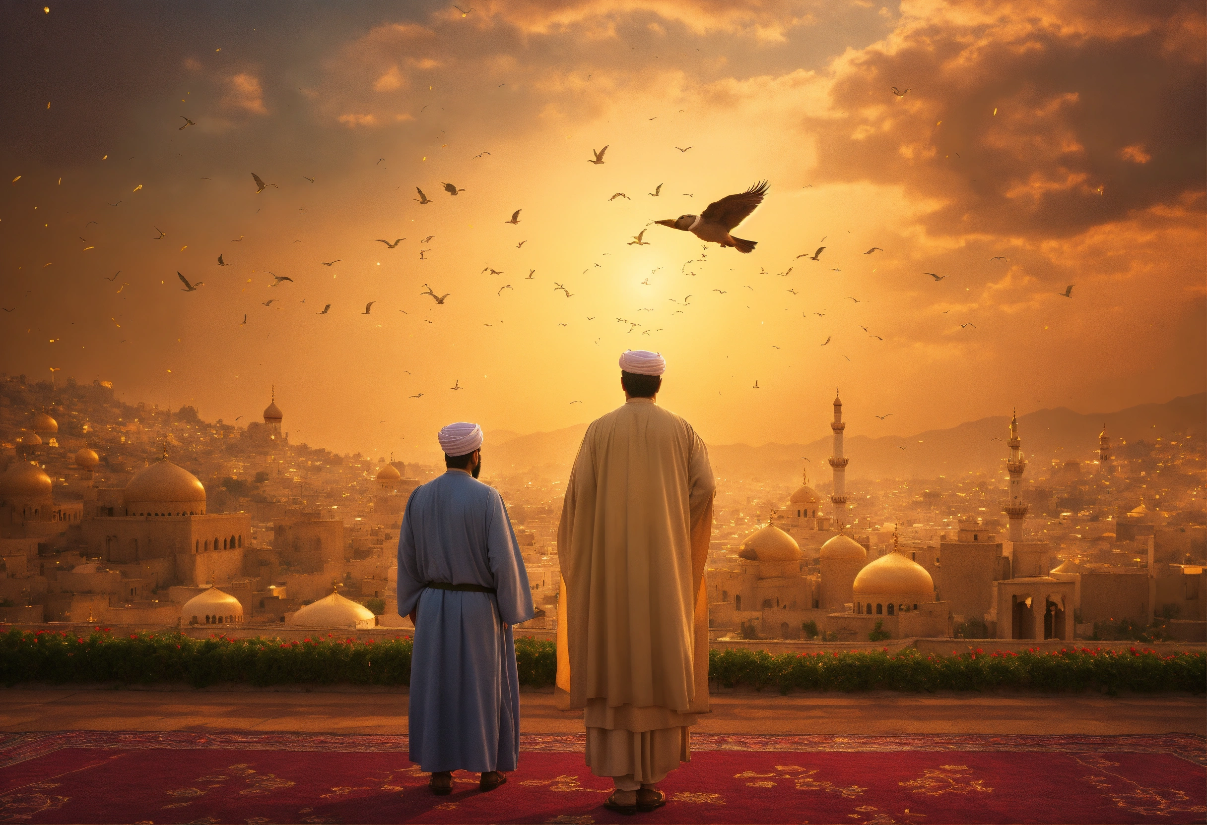 Lexica - Create a video scene that commemorates the birth of Imam Jafar ...