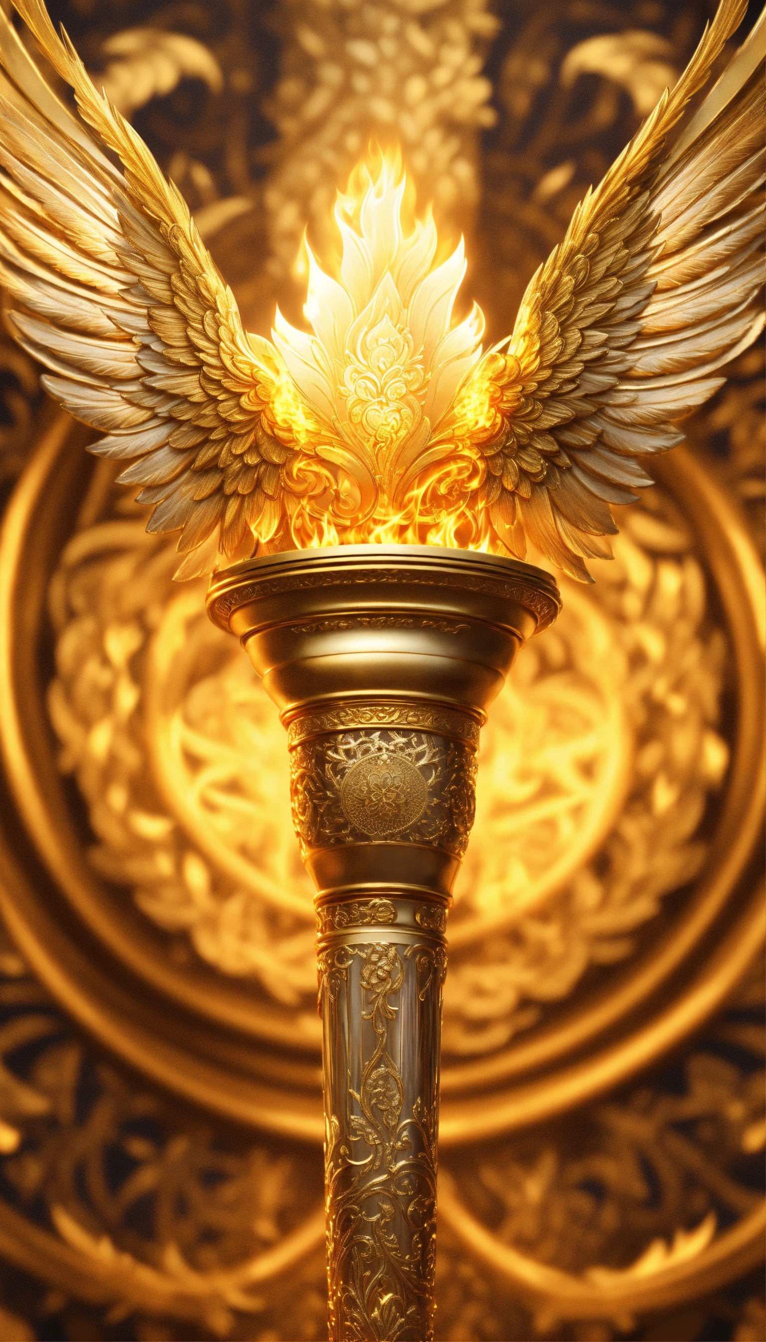Lexica - Powerful, detailed torch, digital illustration, real, 3D ...