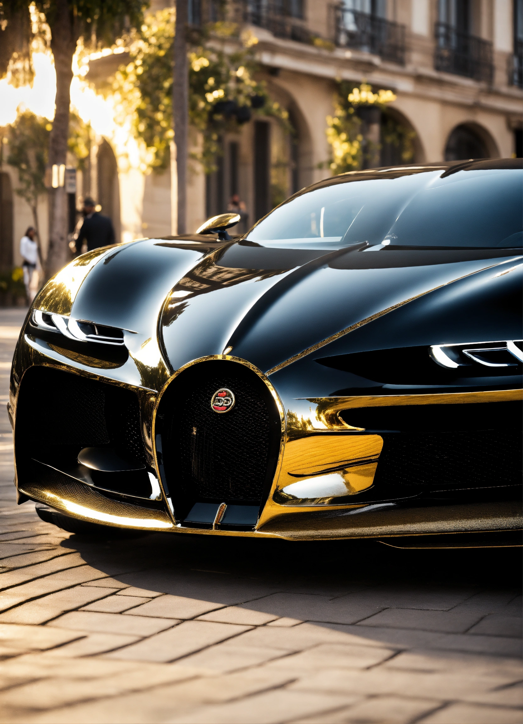 Lexica - Golden Bugatti La Voiture Noire