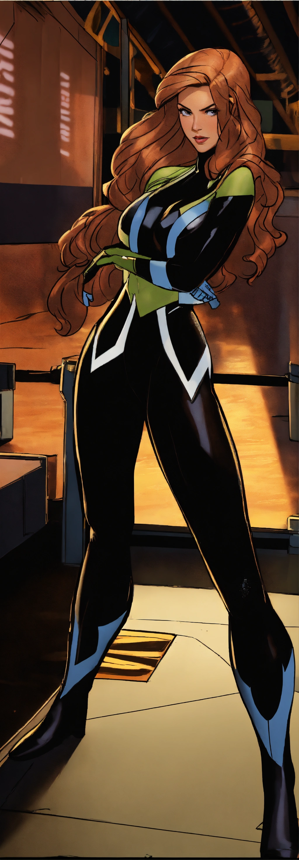 Lexica - Marvel Auran girl from inhumans tv show animated in action ...