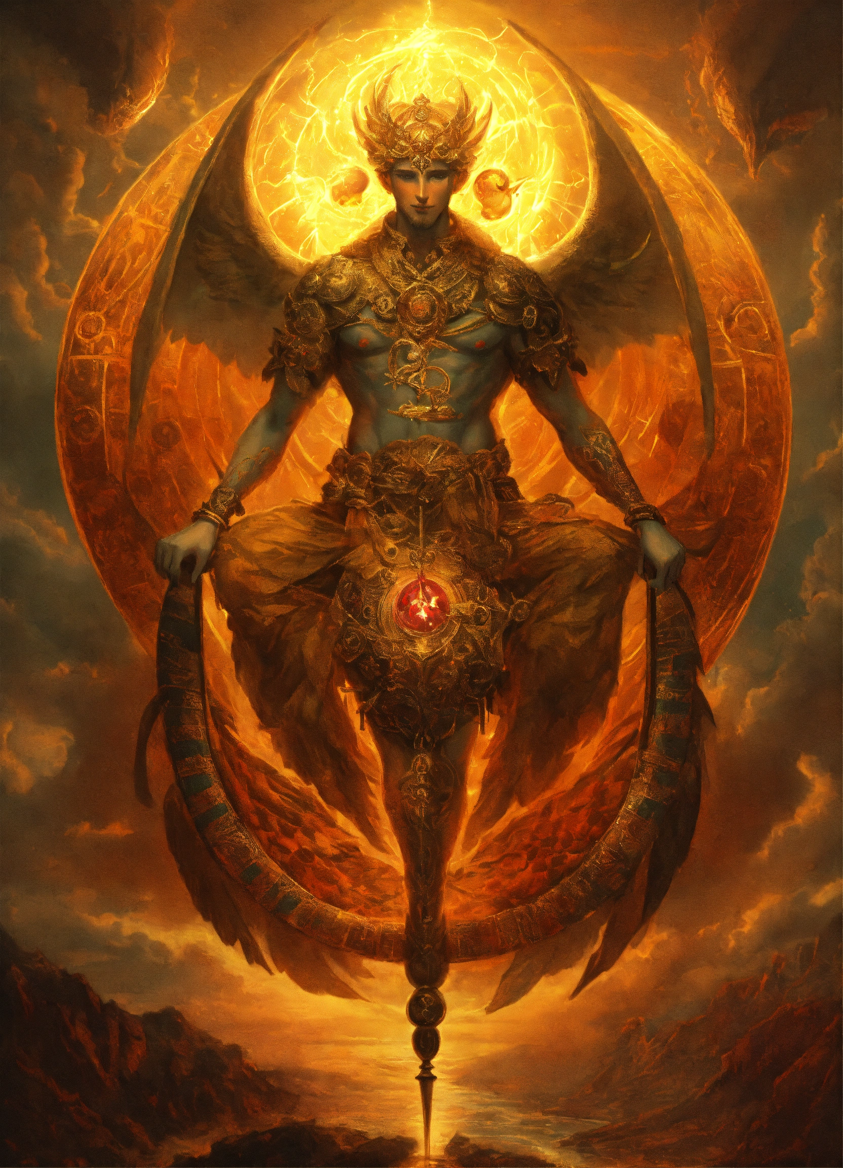 Lexica - Demiurge gnostic art, uroboros