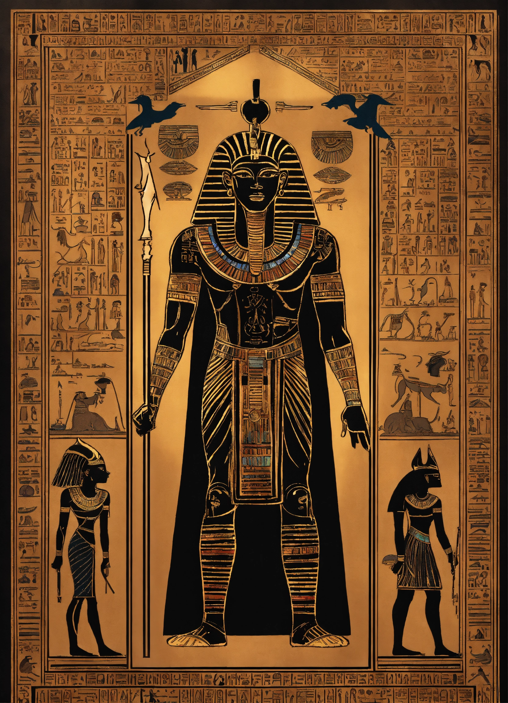Lexica - Black Egypt, Black Egyptian gods worshipped, depiction of ...