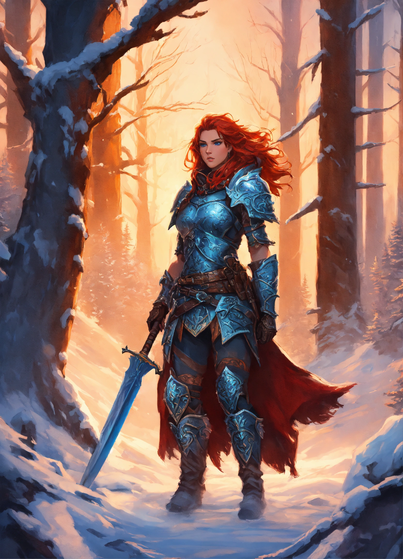 Lexica - A strong rugged woman in intricate armor, highly detailed ...