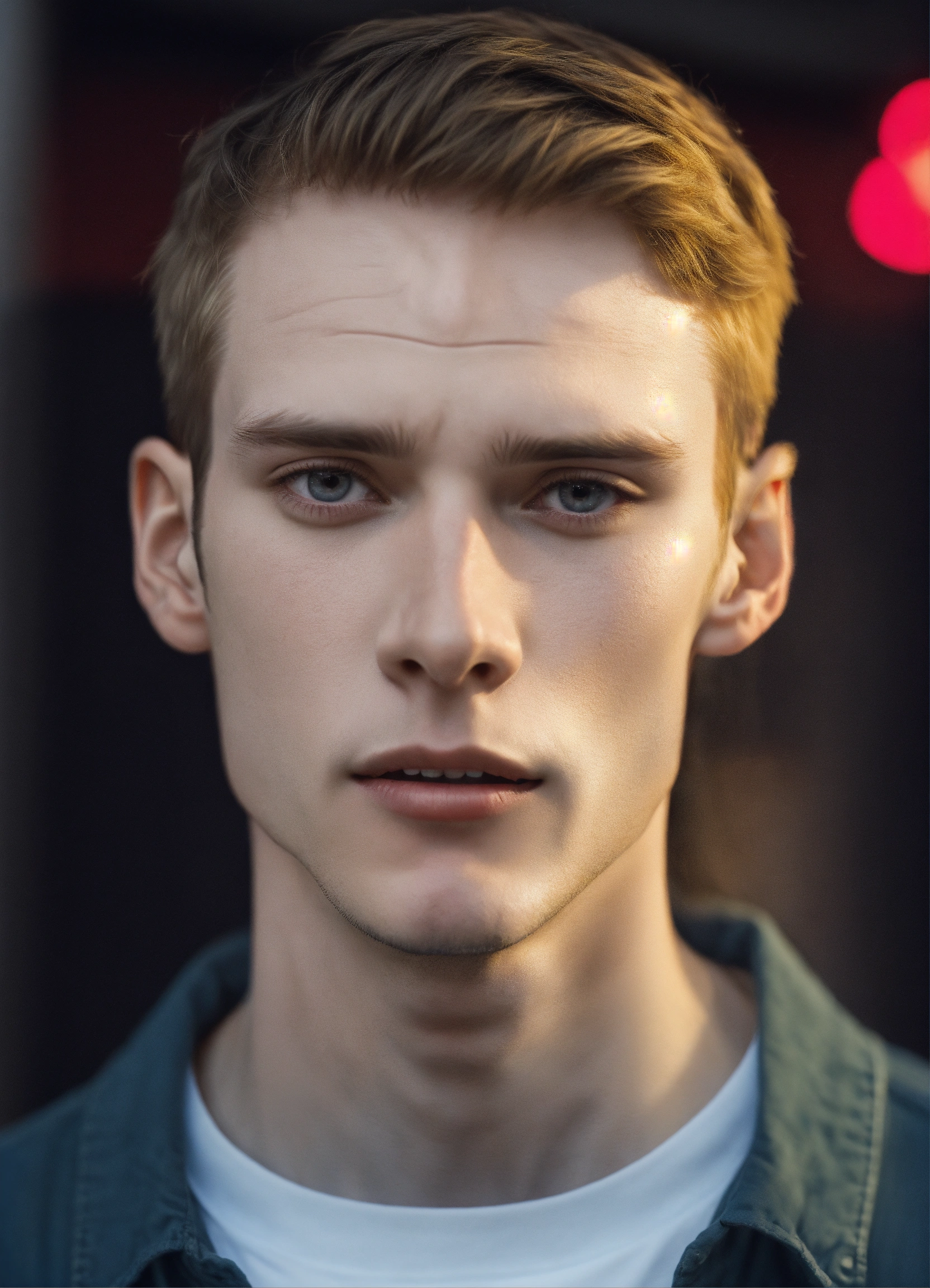 Lexica - Tall pale white man who is skinny his eyes are white and his ...