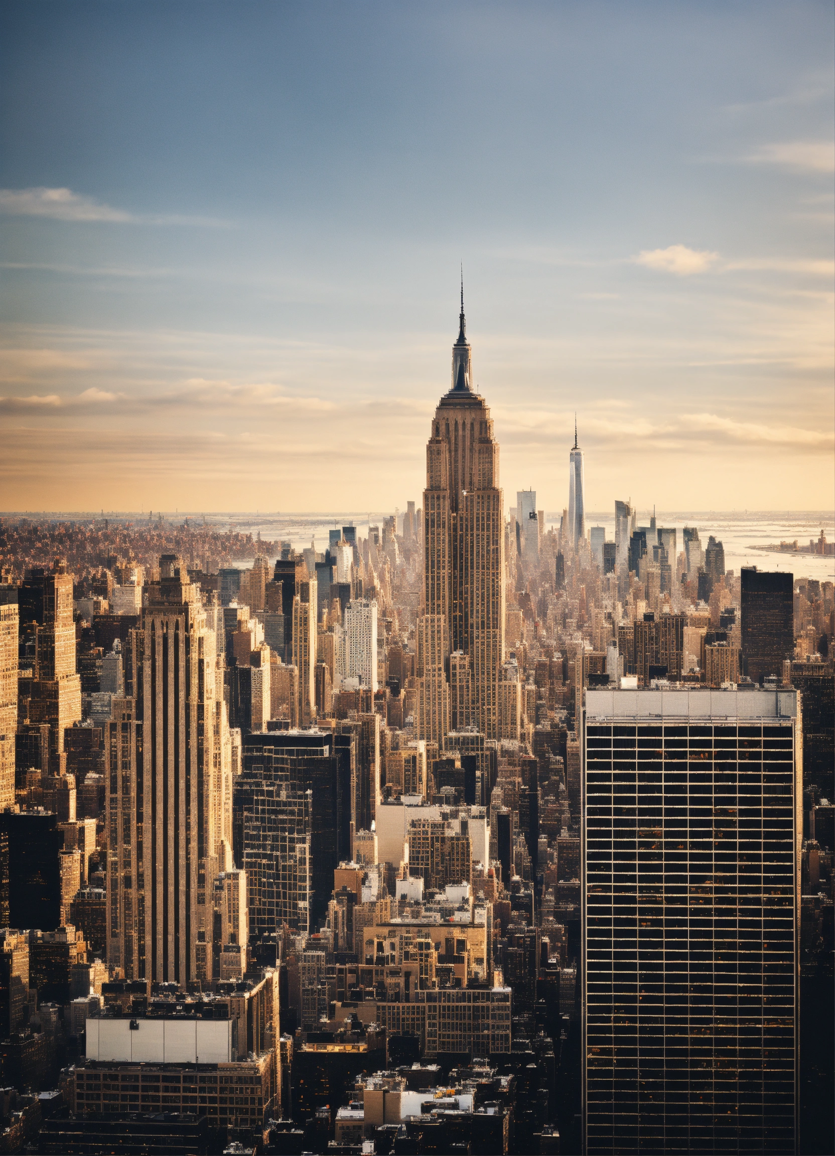 Lexica - New York city USA skyline, on white background