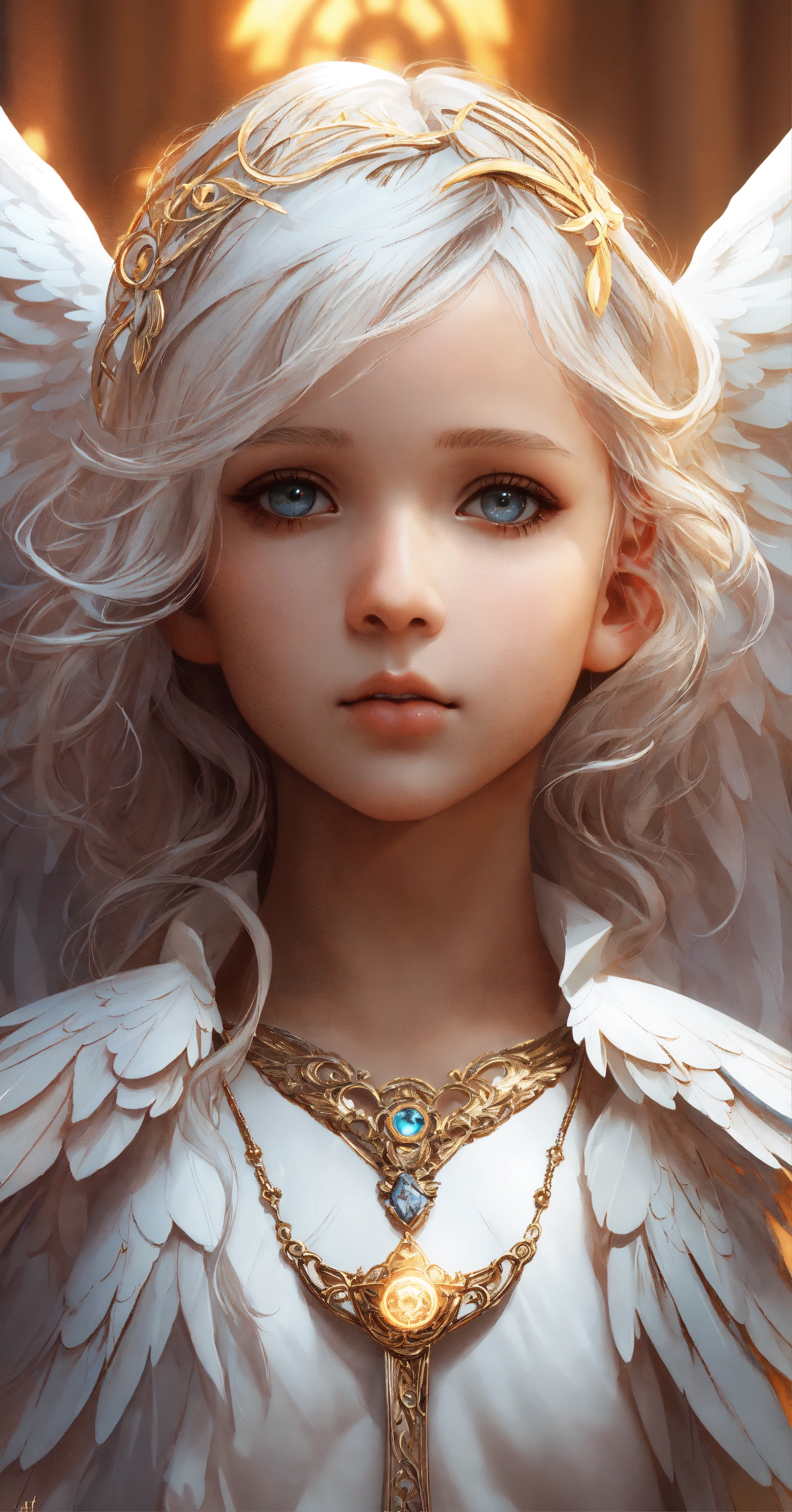 Lexica - Child angel, wings, intricate, headshot, highly detailed ...