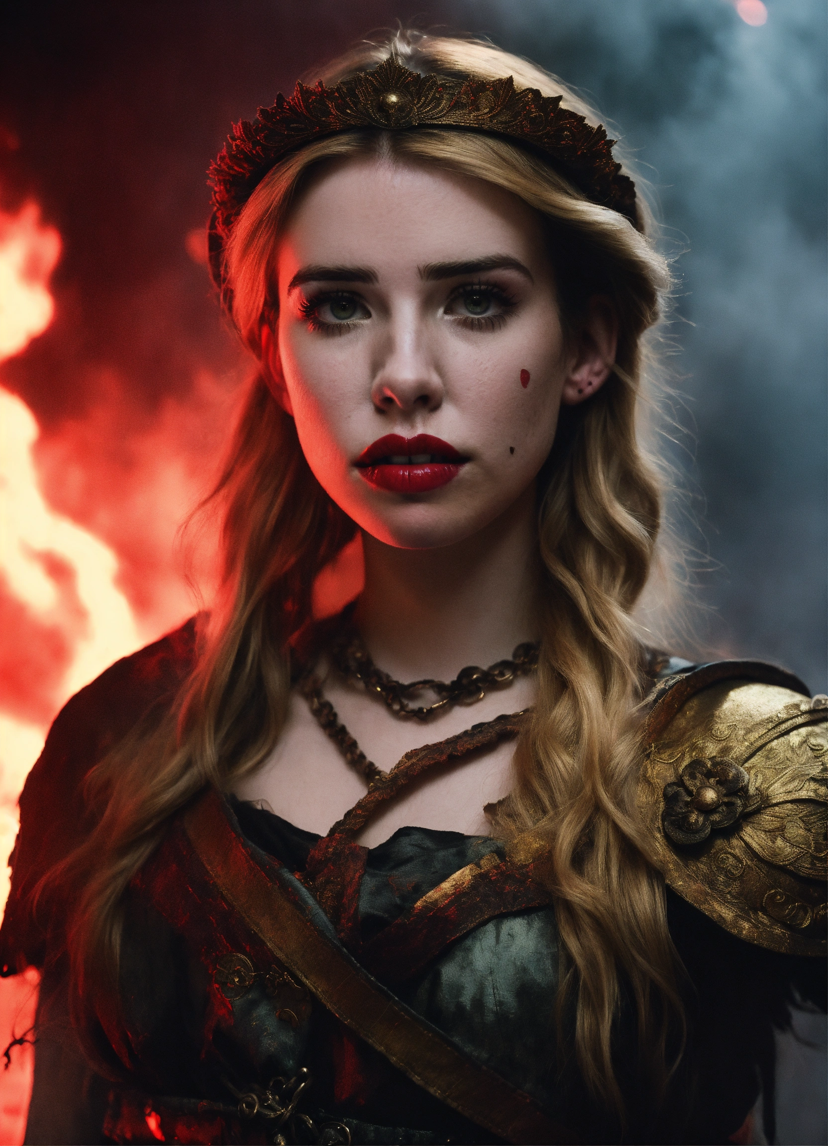 Lexica - A photo quality portrait of Emma Roberts as a beautiful ...