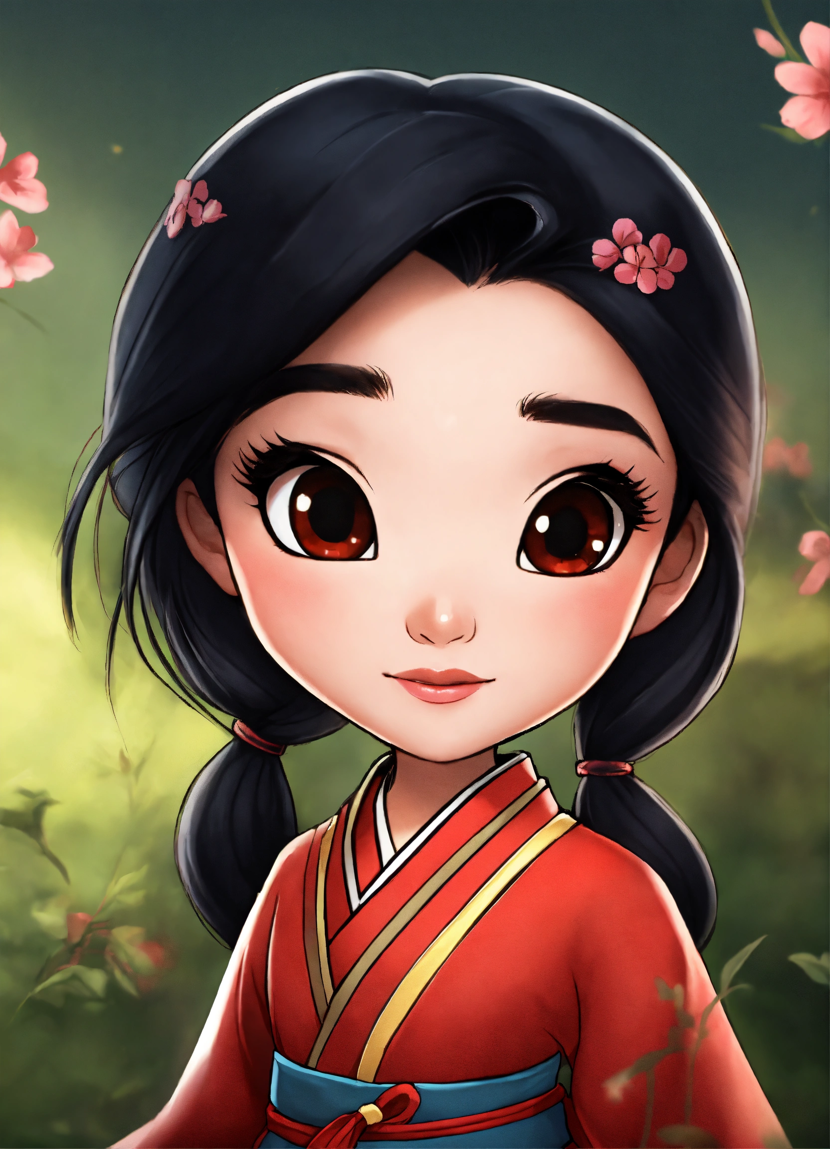 Lexica - Disney Mulan in chibi style