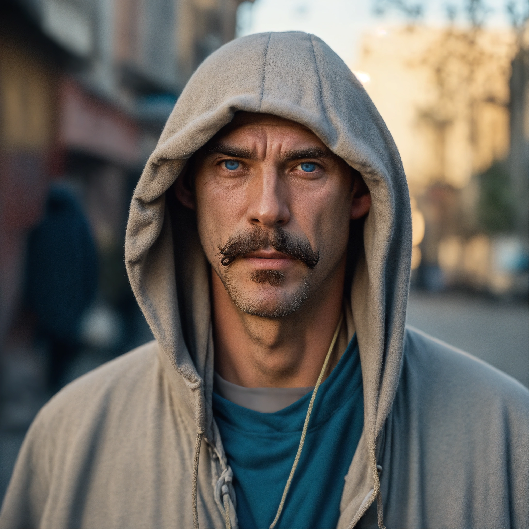 Lexica - A HUGE HOMELESS MAN, LUMPY BALD HEAD, A TINY GOATEE , NO ...