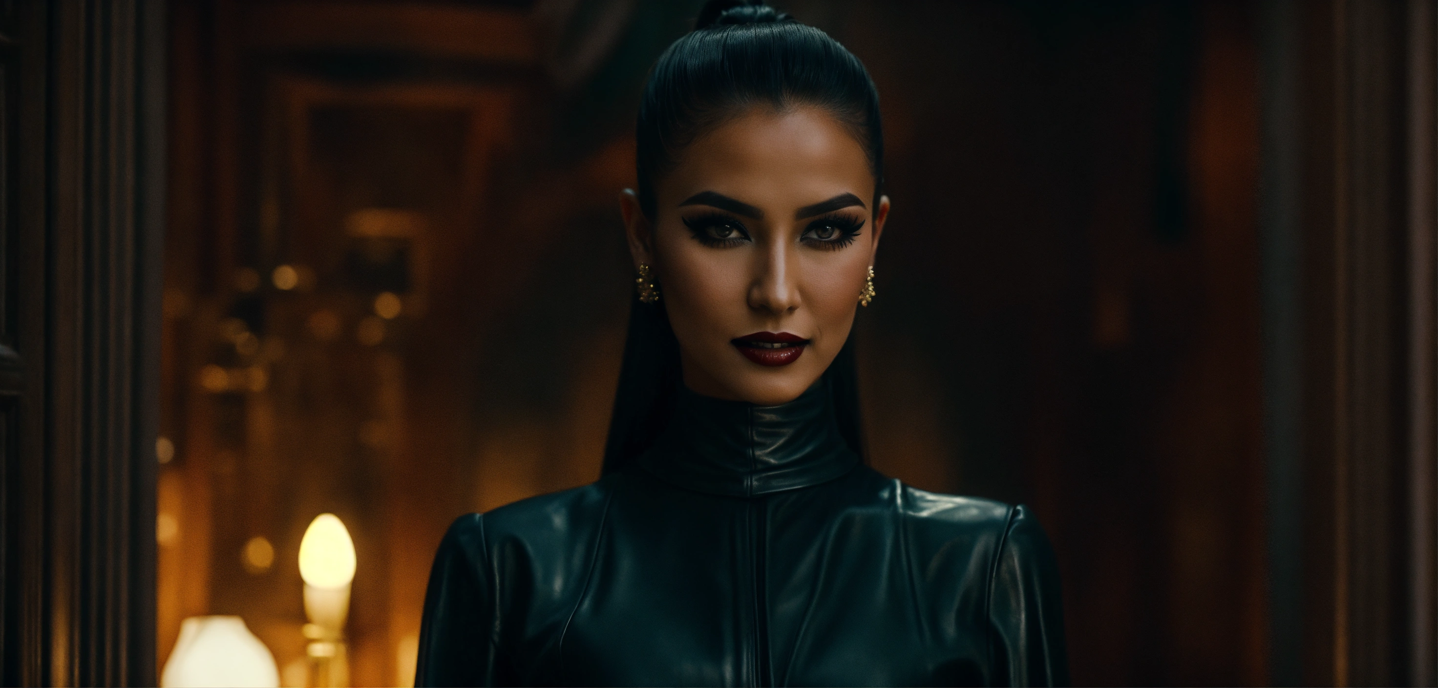 Lexica - Cinematic vampire underworld movie look, stunning arab woman ...