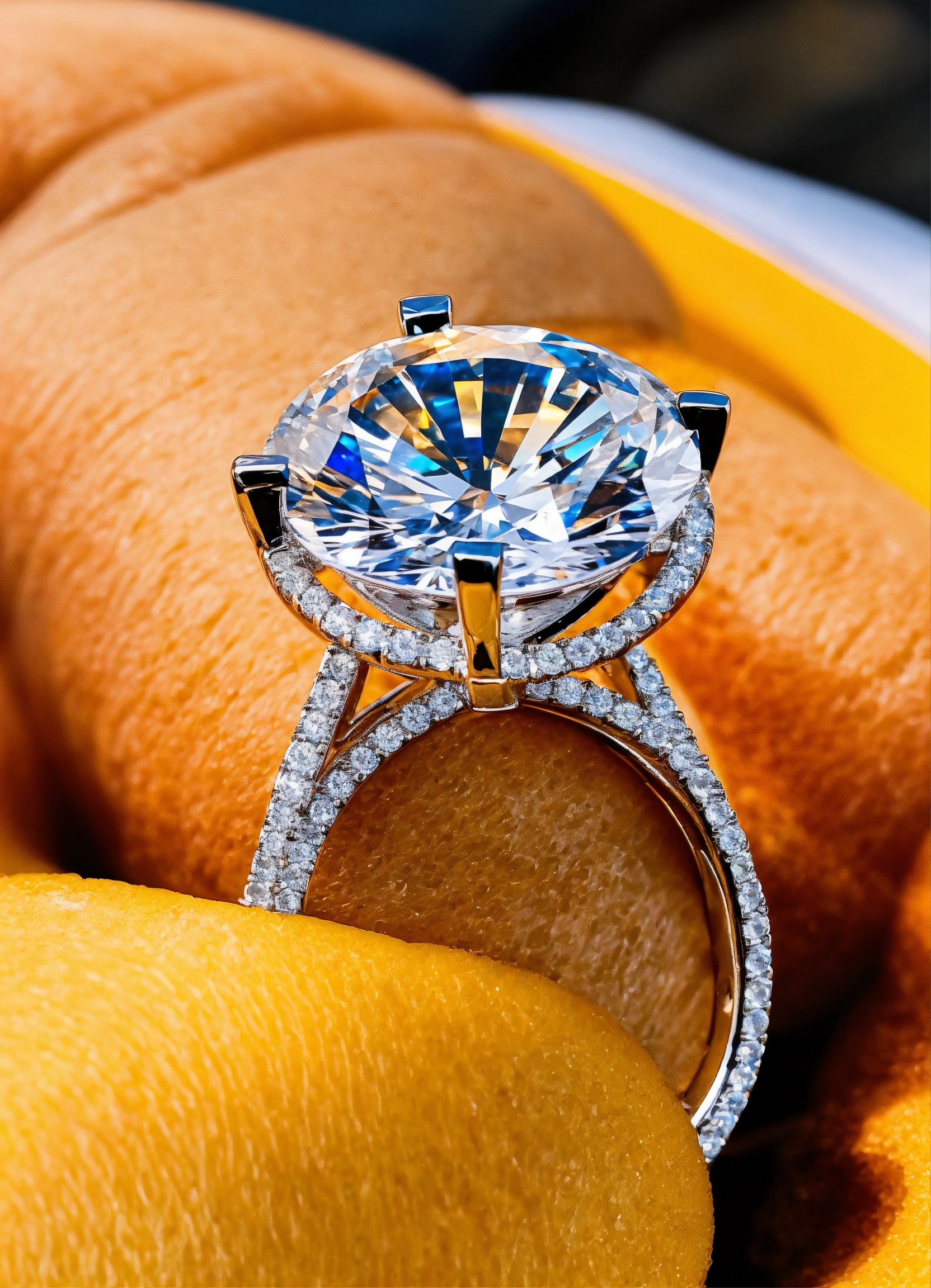 Lexica - BIG SOLITAIRE ROUND SHAPES DIAMOND RING