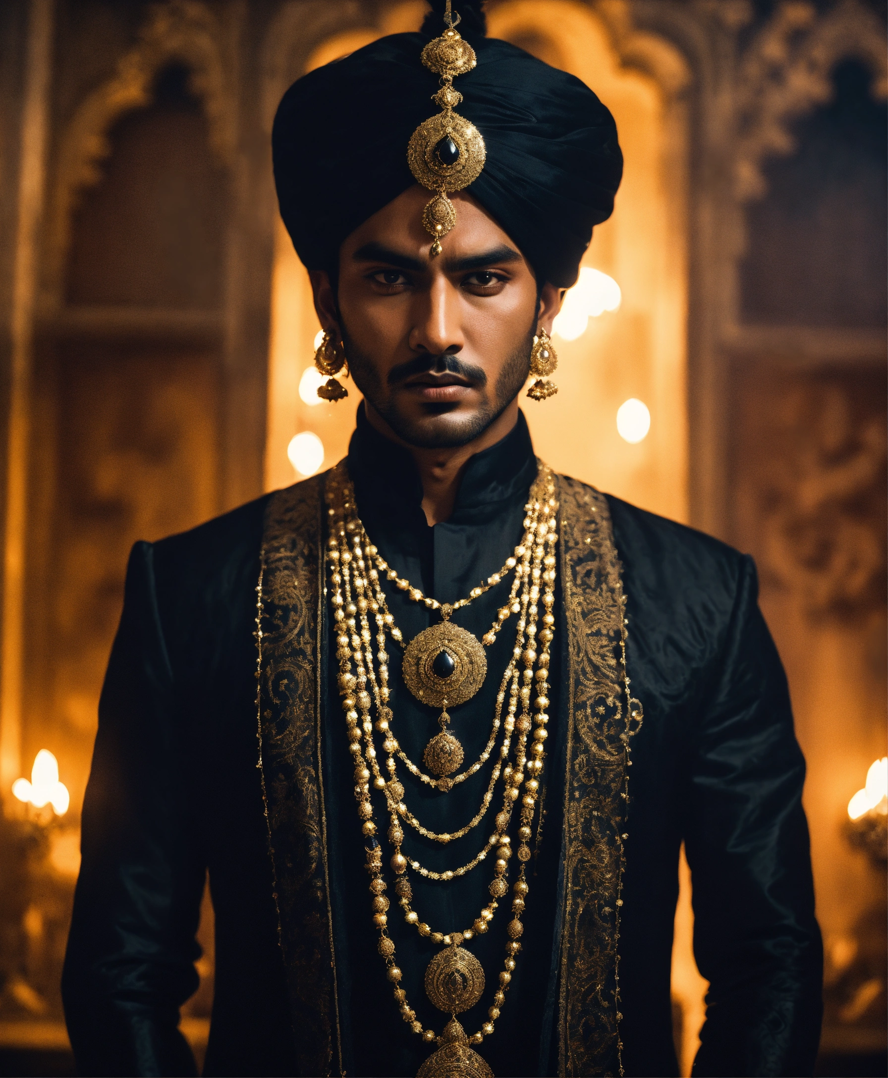 Lexica - Dark, mysterious and dramatic portrait of a young handsome ...