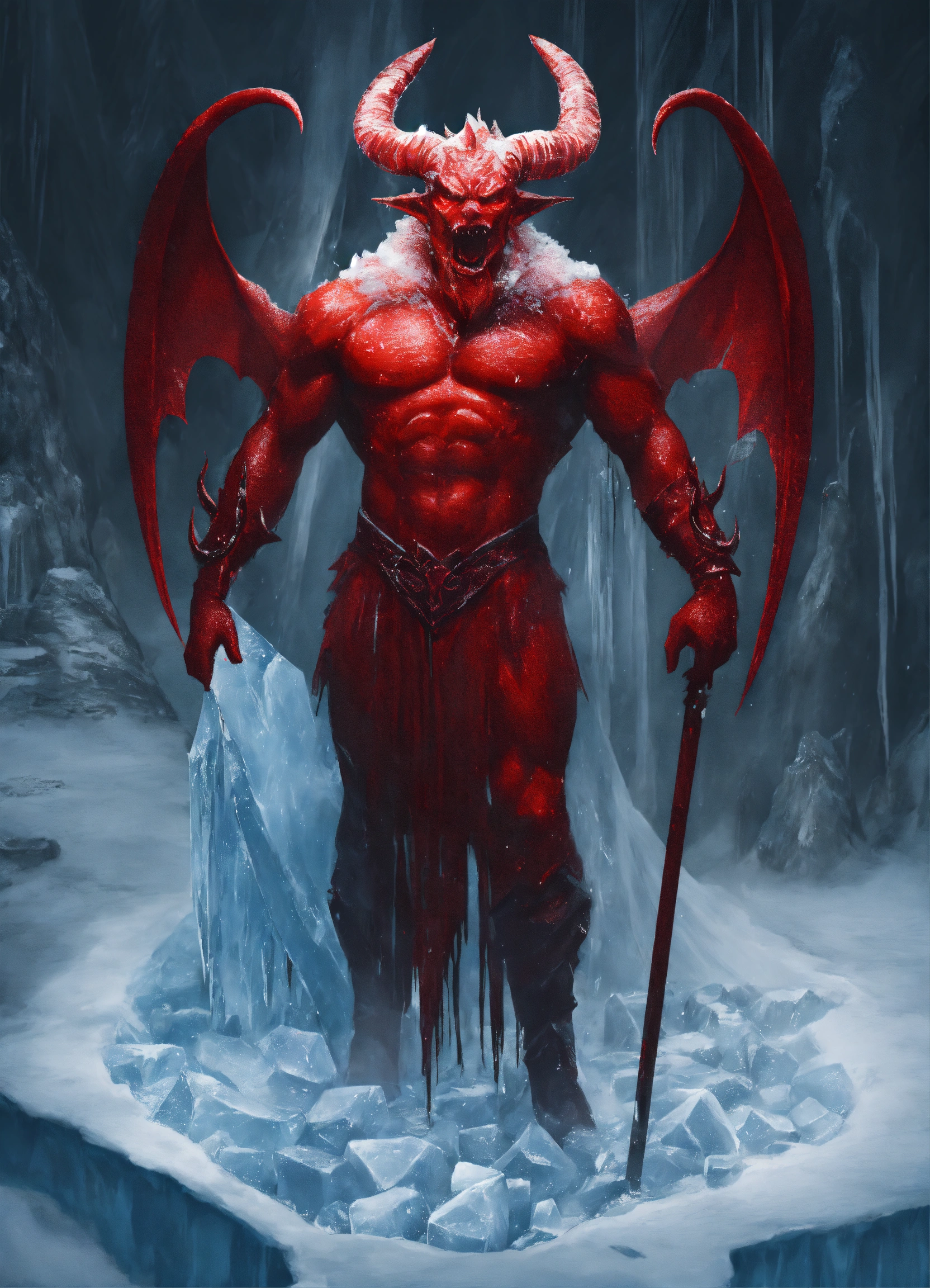 Lexica - Satan frozen in ice