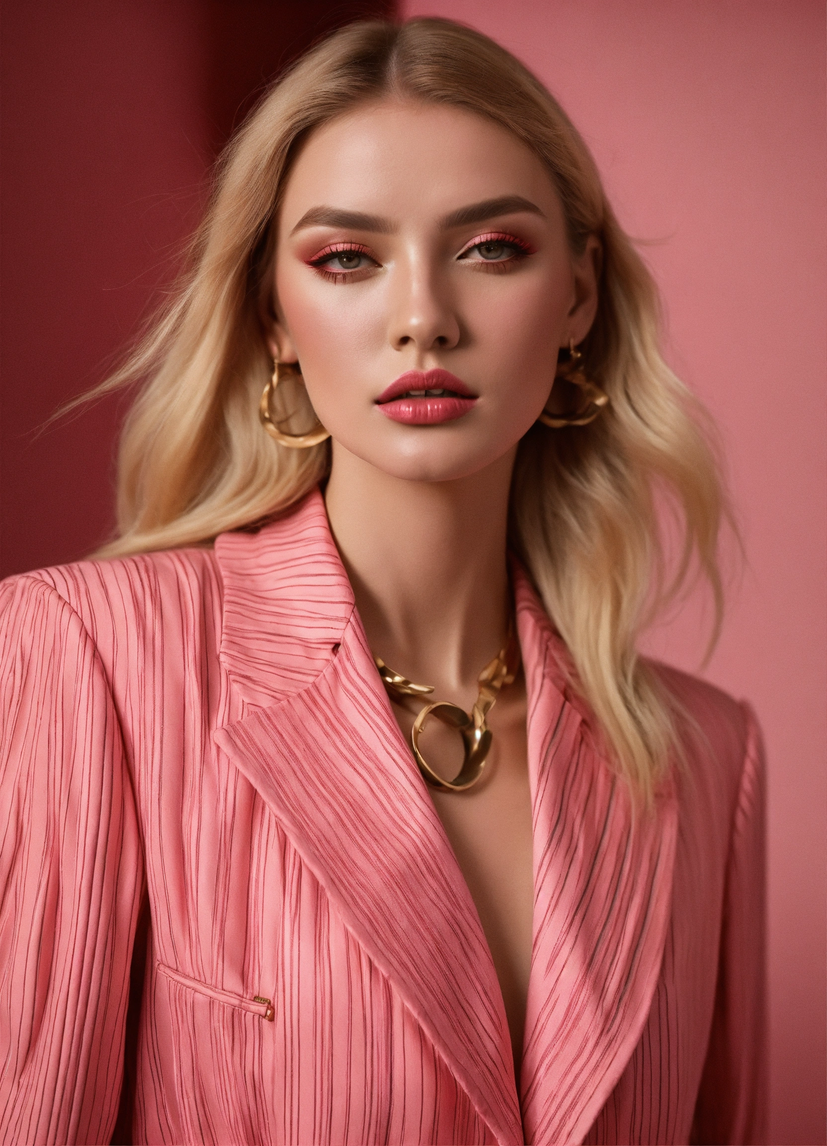 Lexica - Portrait of haute couture beautiful Russian fashion model ...