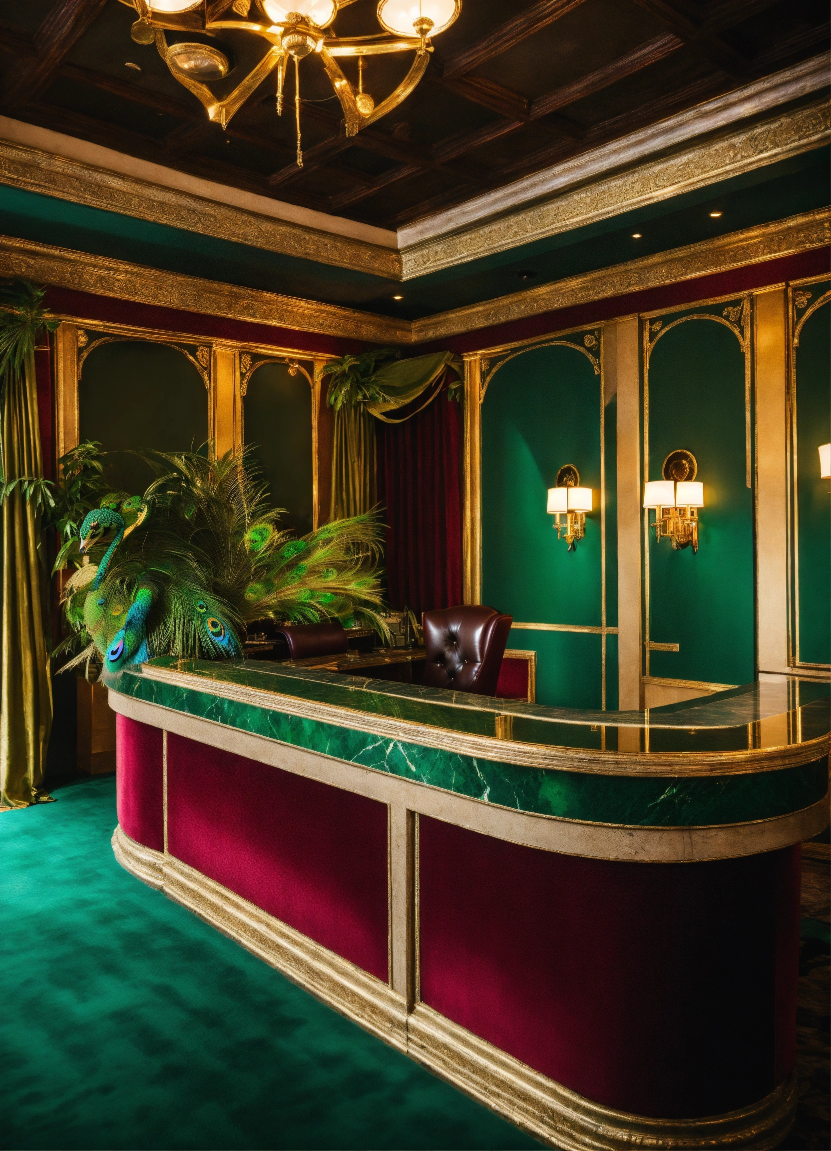 Lexica - A spectacular jungle safari reception for a nightclub with ...