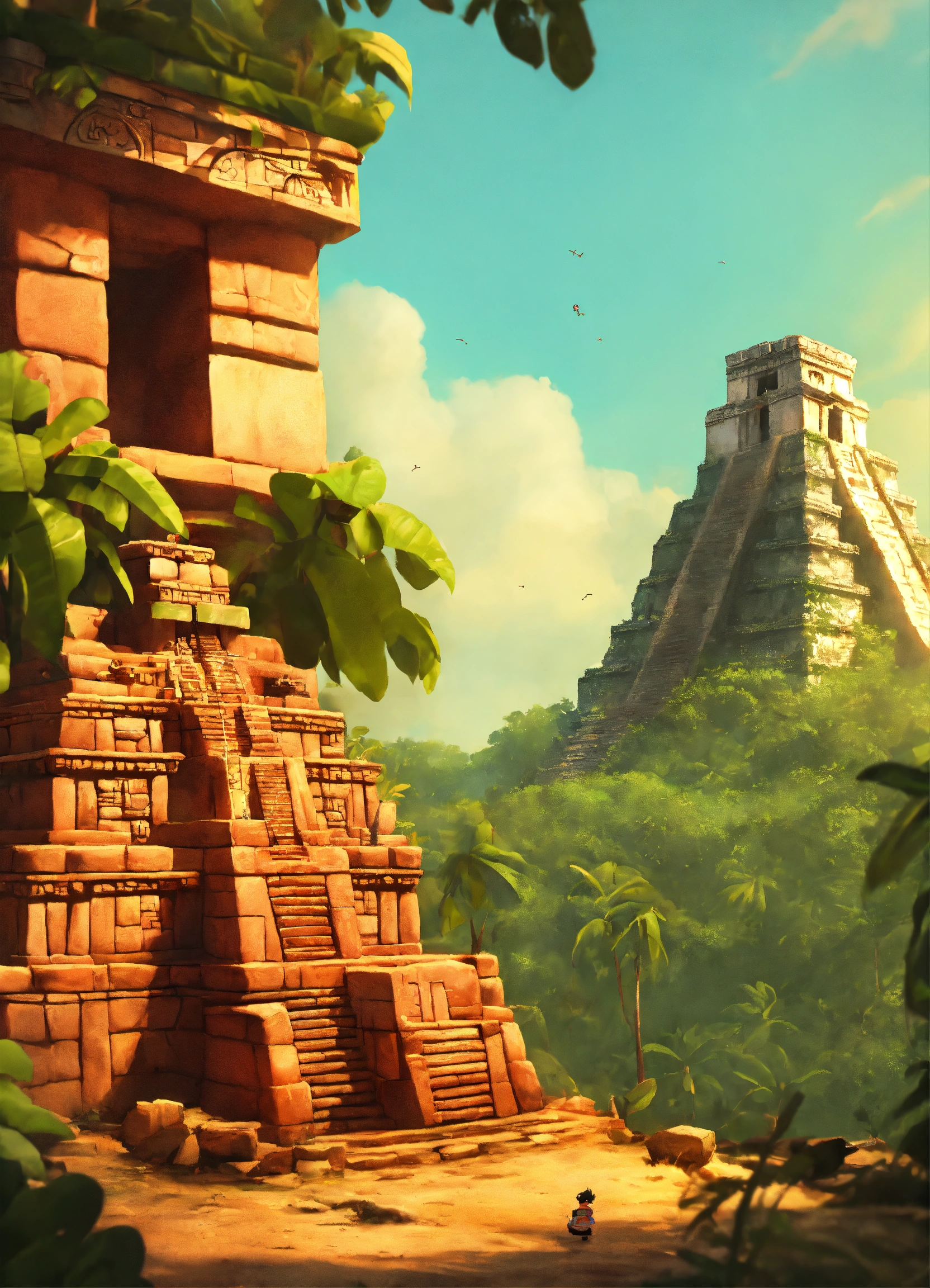 Lexica - Pixar animation of a battle between Tikal and Calakmul, pixar ...