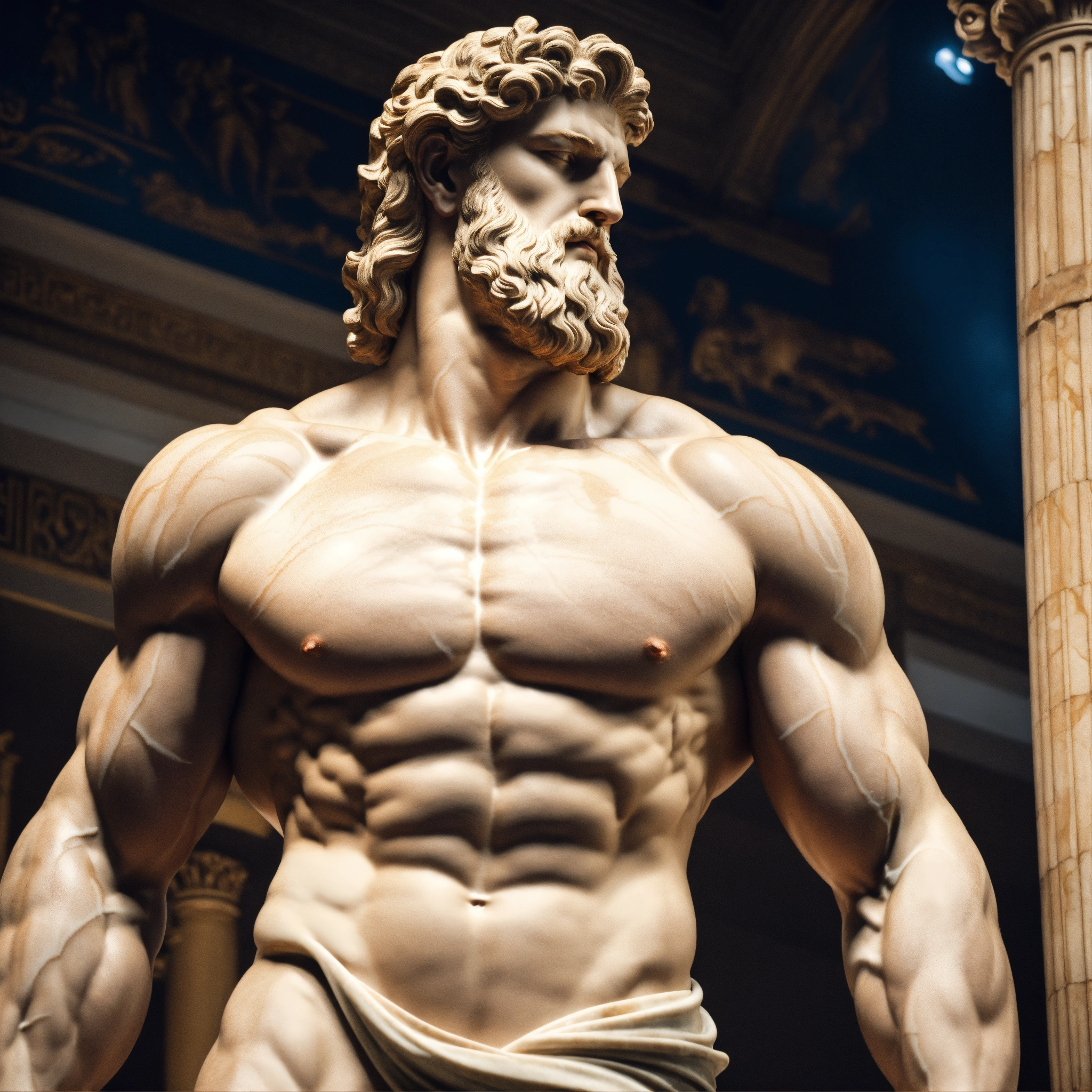 Lexica - Marble status muscular greek god