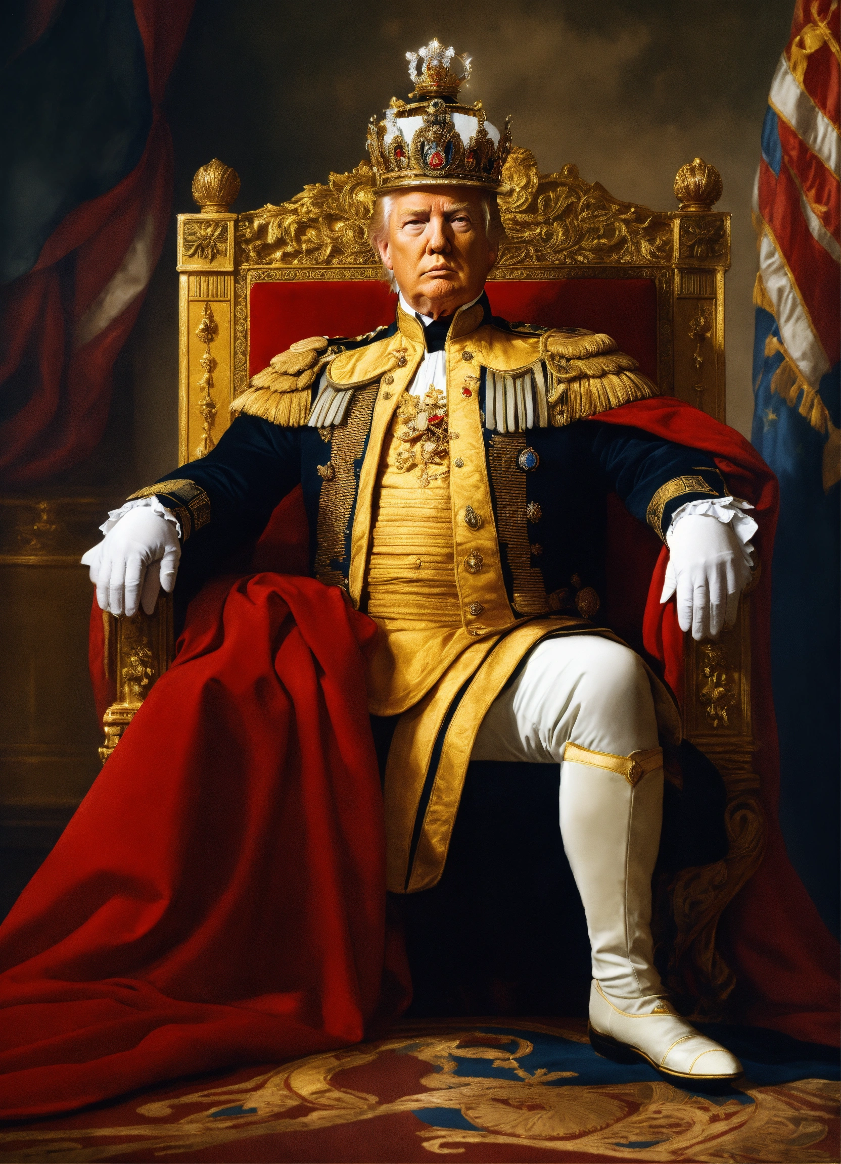 Lexica - Donald Trump as Emperor of the USA
