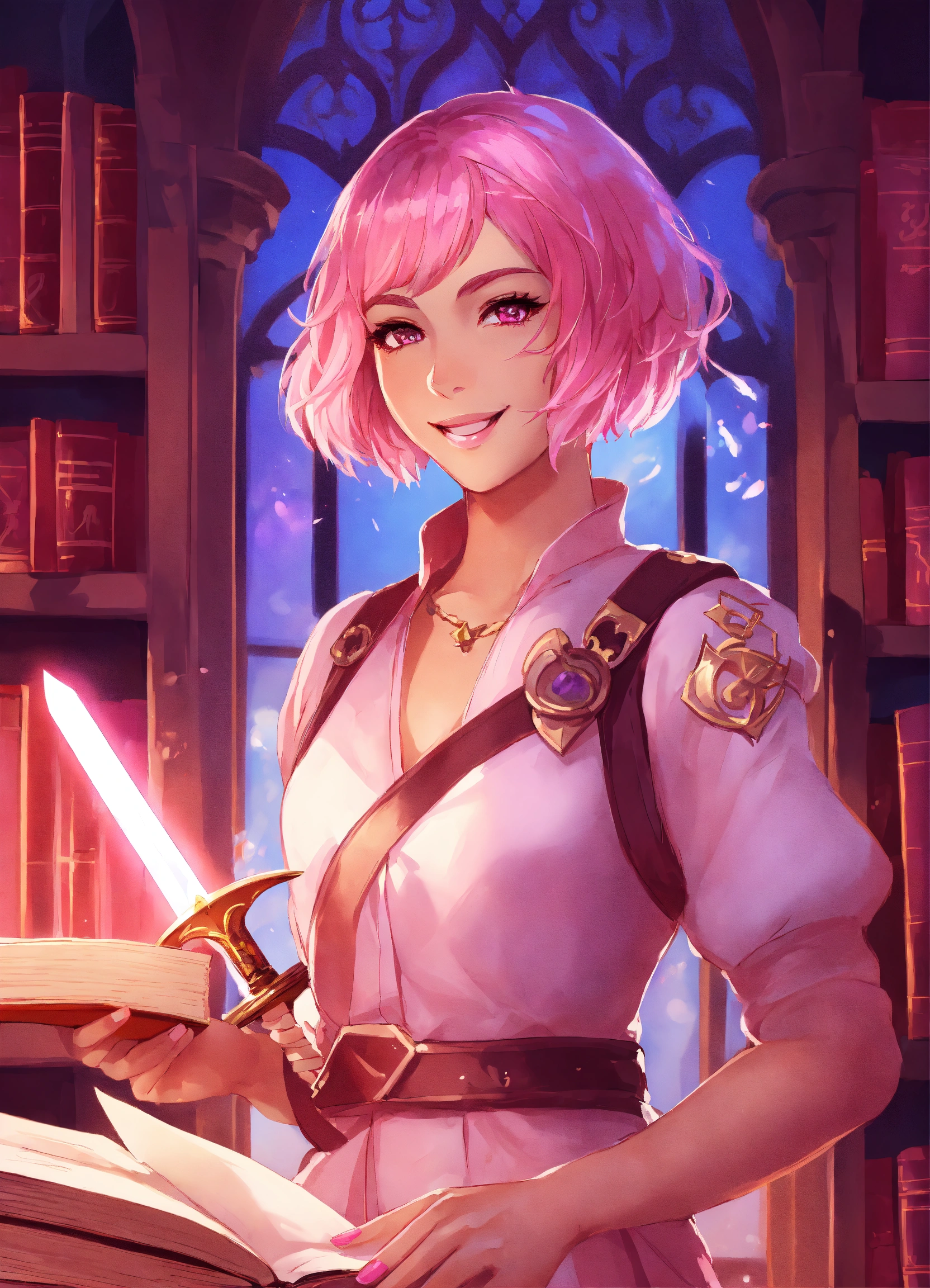 Lexica - Half angel (asimar) young female, pathfinder art style. full ...