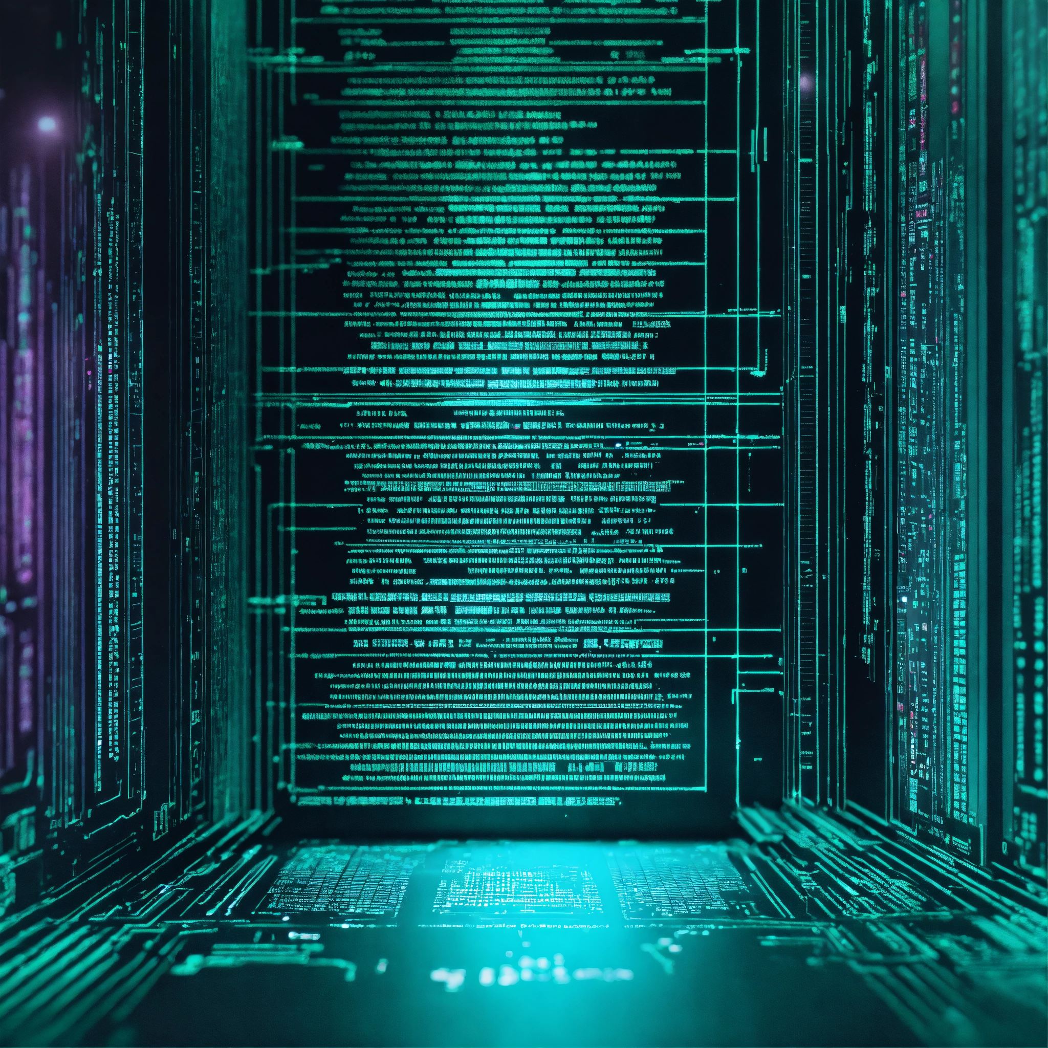 Lexica - Ultra realistic в взphoto of a very high tech 3d software code ...