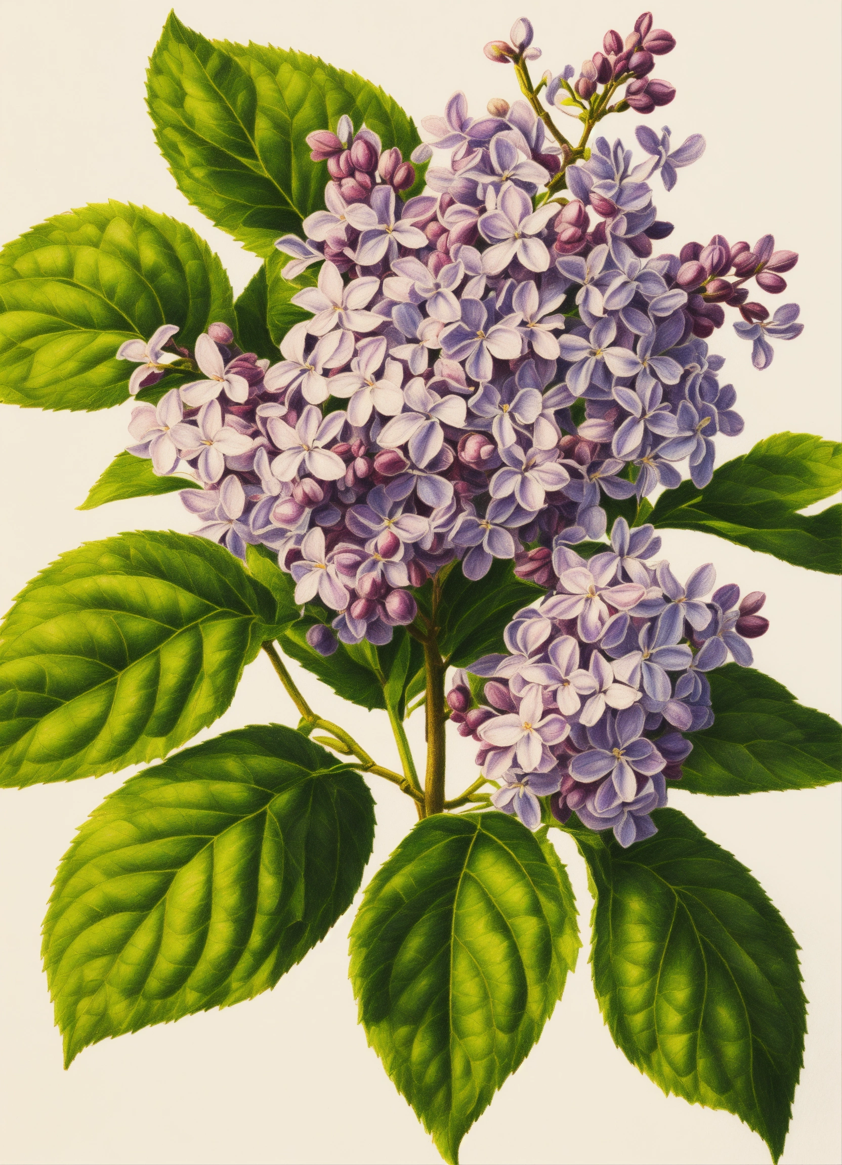 Lexica - Beautiful branches of blooming lilac, excellent, vintage style ...