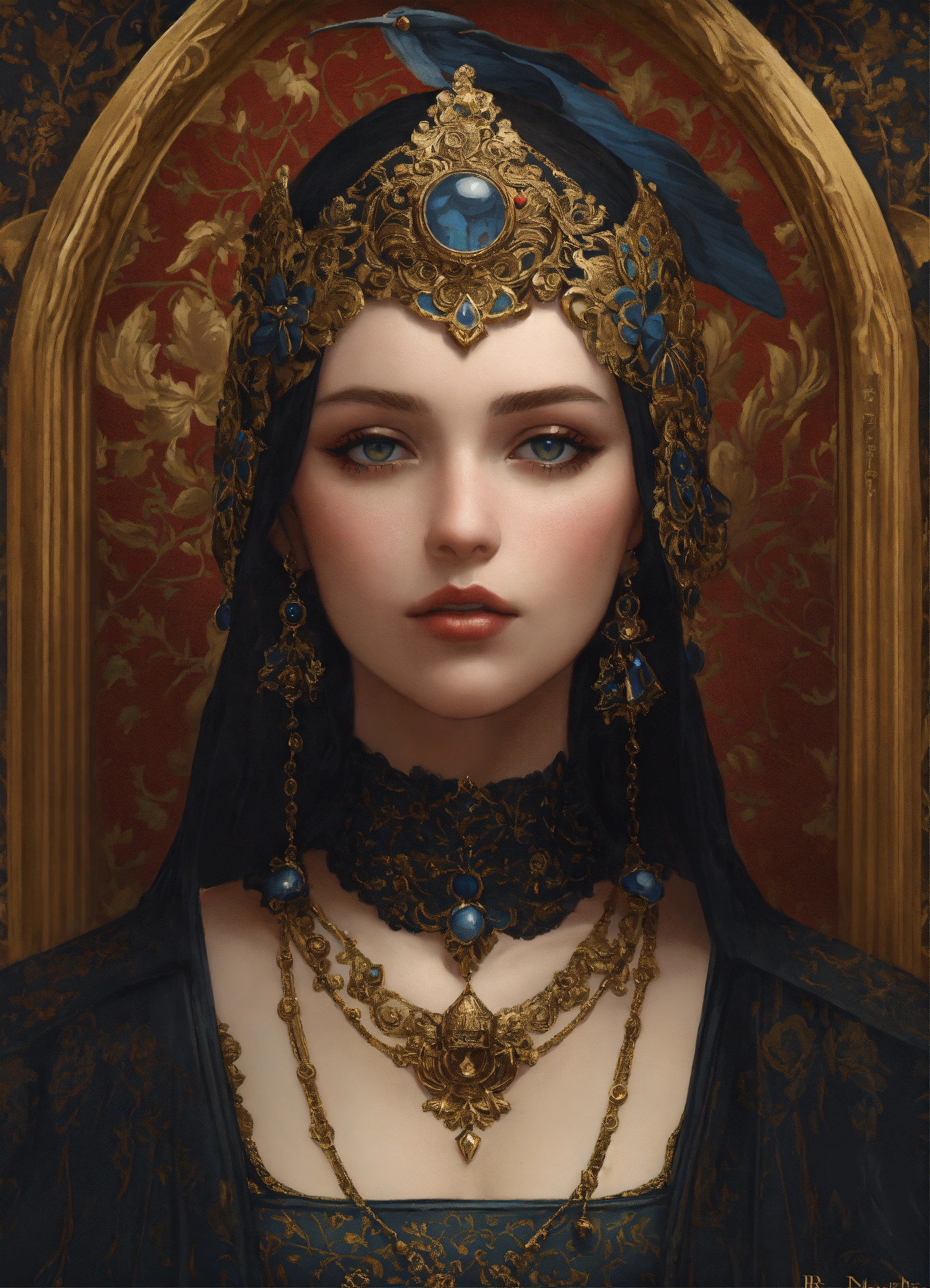 Lexica - Portrait of beautiful young gothic maiden, warhammer, highly ...