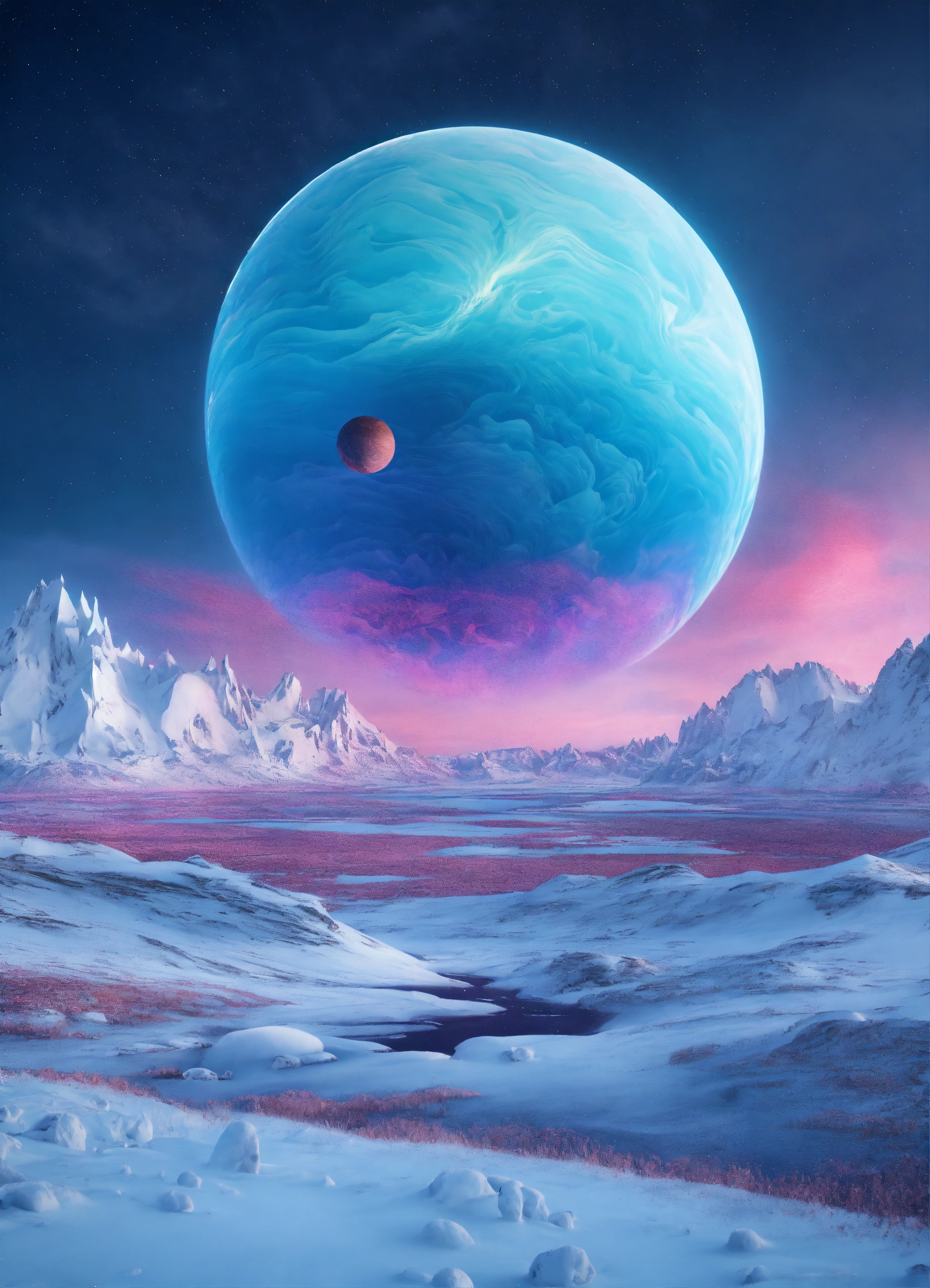 Lexica - The most trippy scene imaginable, in arctic tundra, complex ...