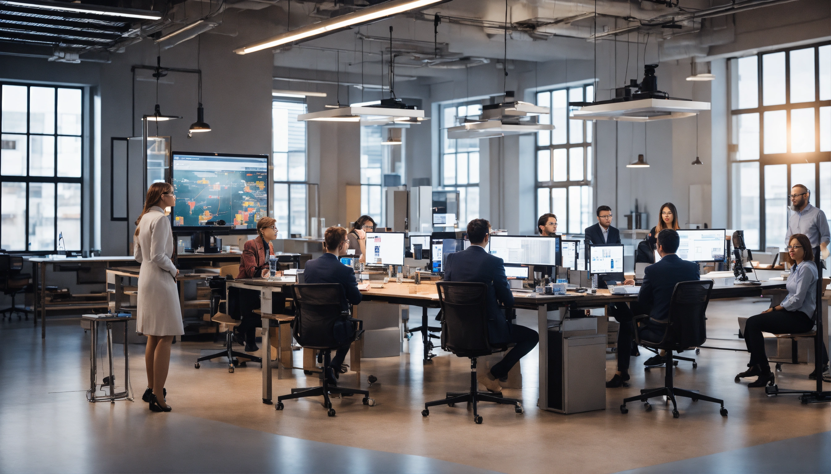 Lexica - A group of realistic regular humans on a business lab ...