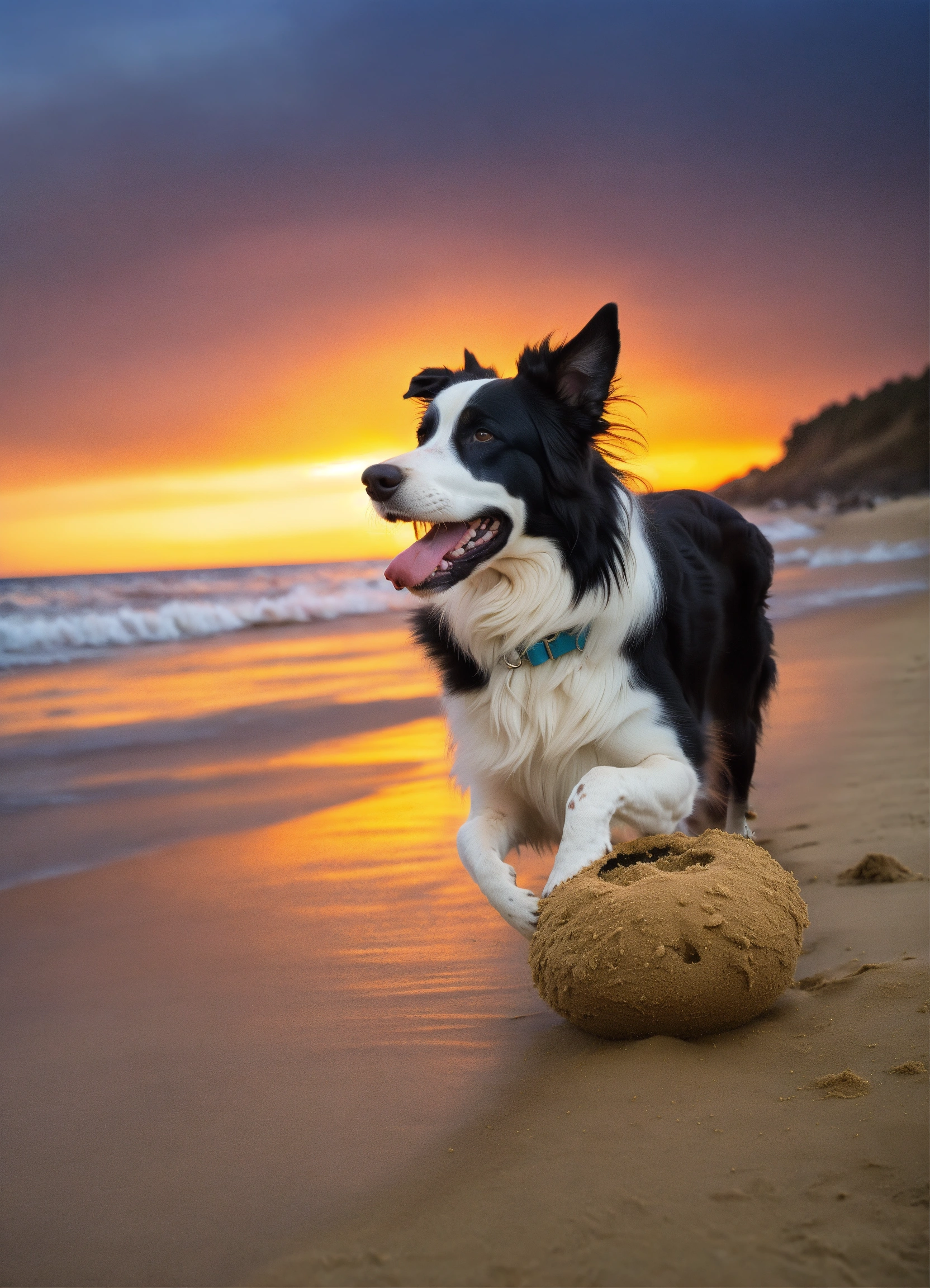 Lexica - 1. Bella's Great Beach Escape The salty breeze ruffled my fur ...
