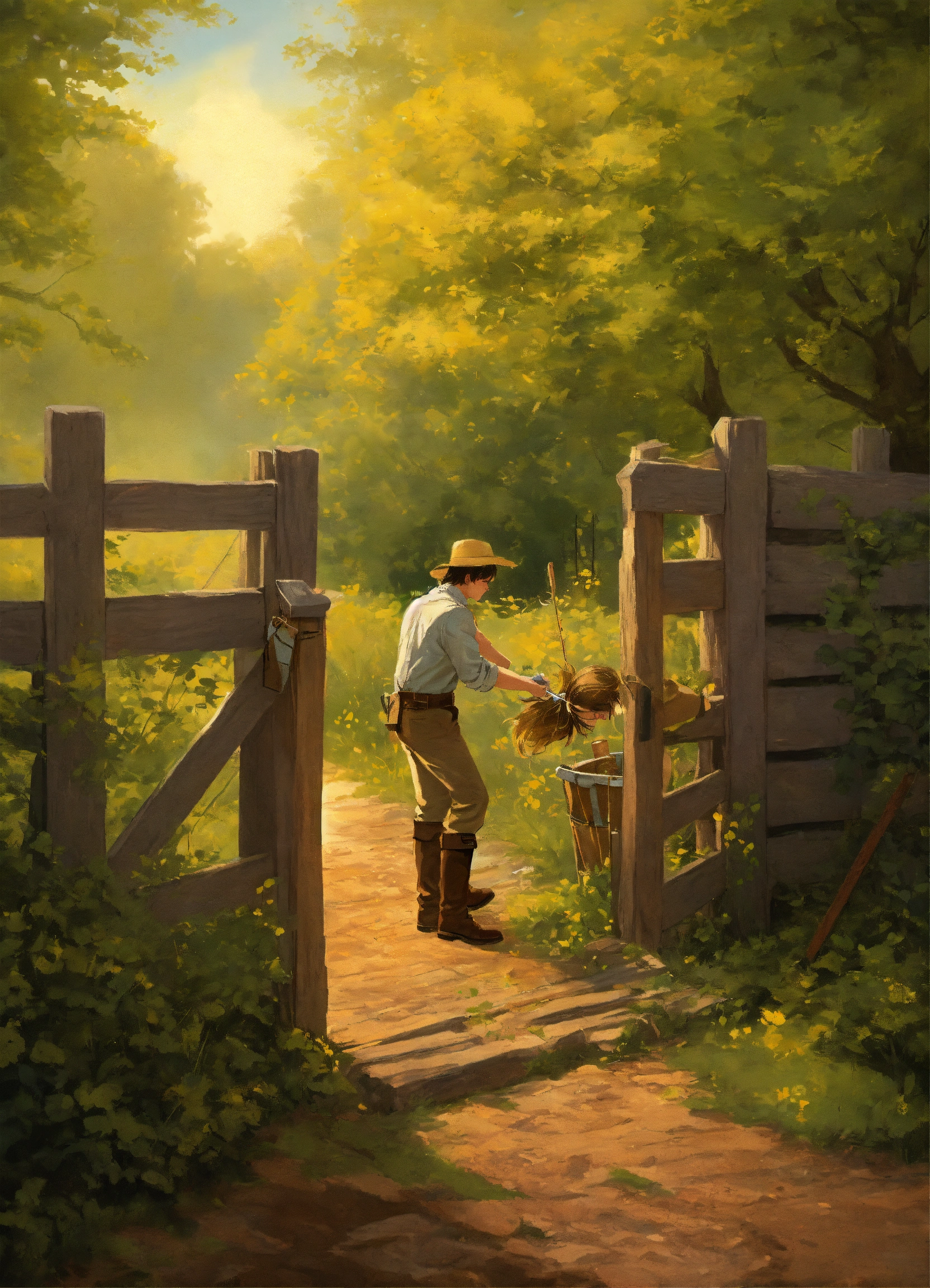 Lexica - The Whitewashing of the Fence Huck Finn tricks his friends ...