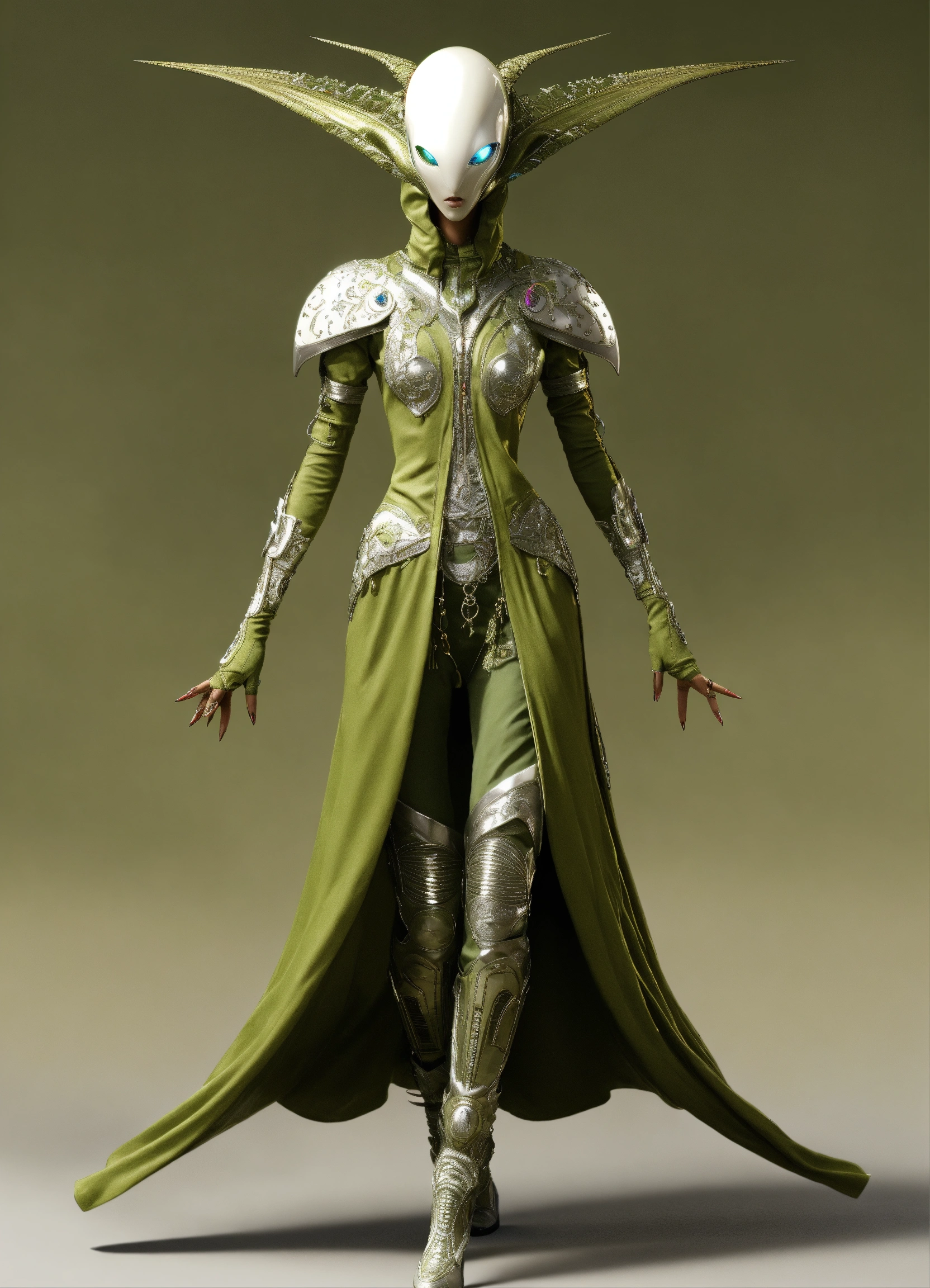 Lexica - A Alien, Alienrace woman , Alien_hippie hippiestyle clothings ...