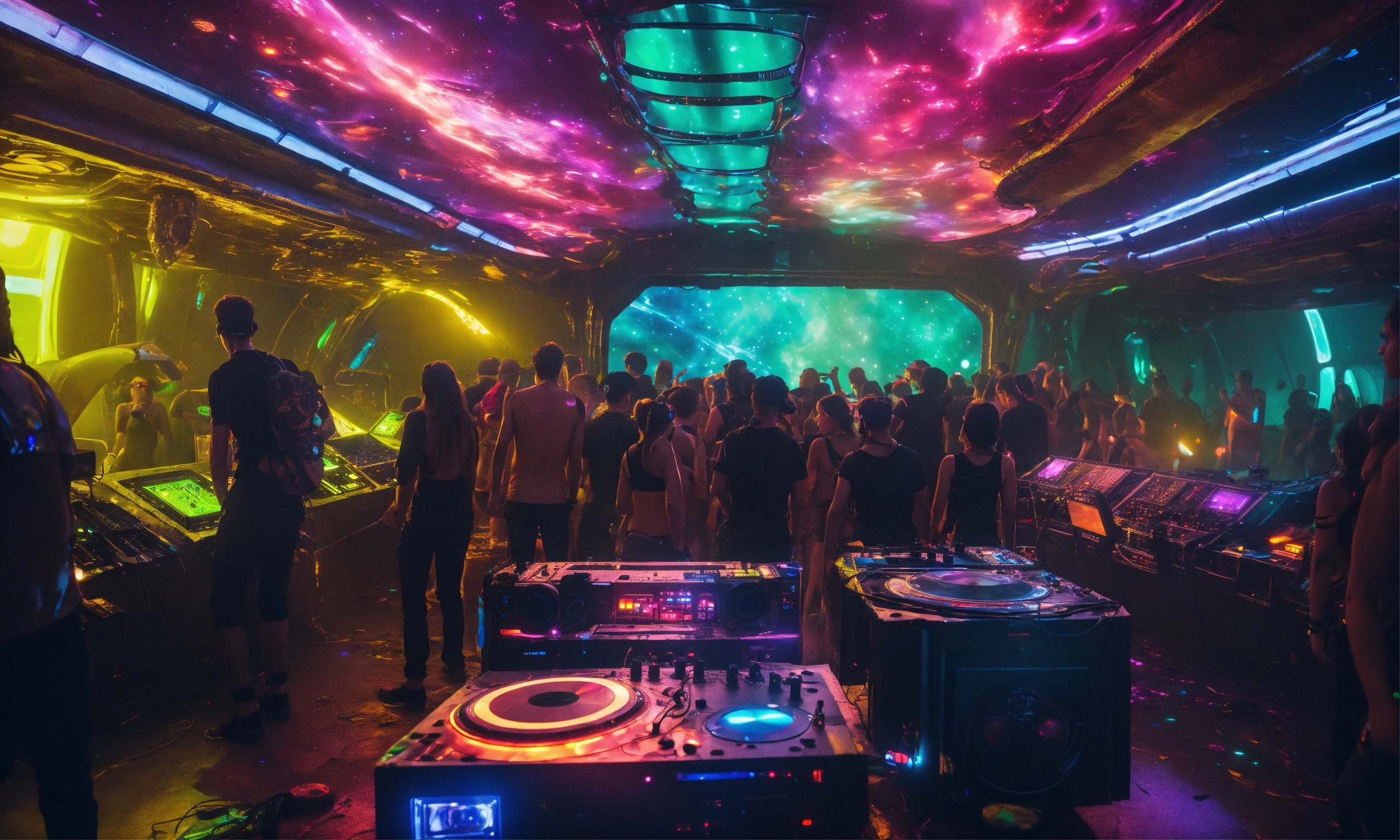 Lexica - Inside a wrecked spaceship is a rave with alien creatures ...