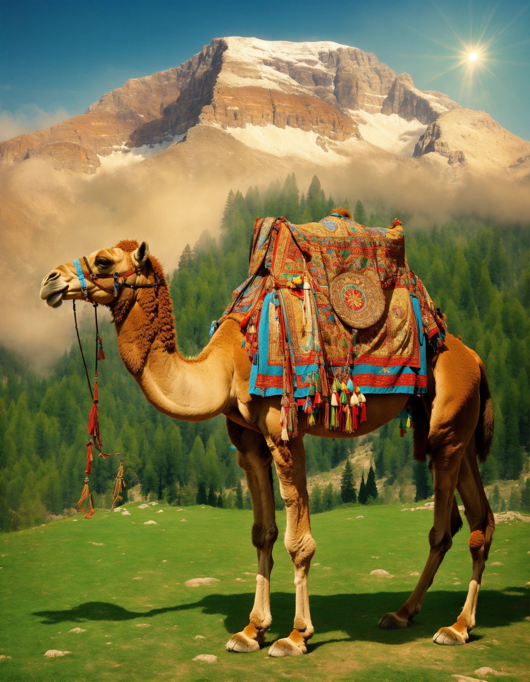 Lexica - Heaven alpine paradise rome magic ancient camel