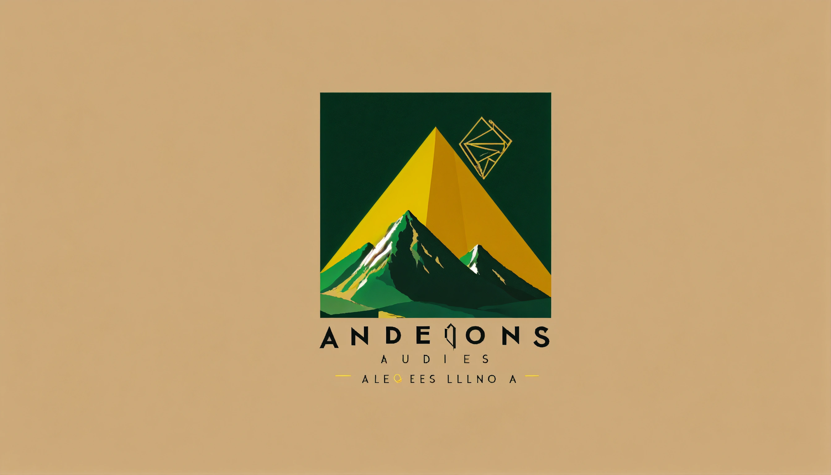 Lexica - I created a brand called "Andes Mons". The logo must contain 3 ...