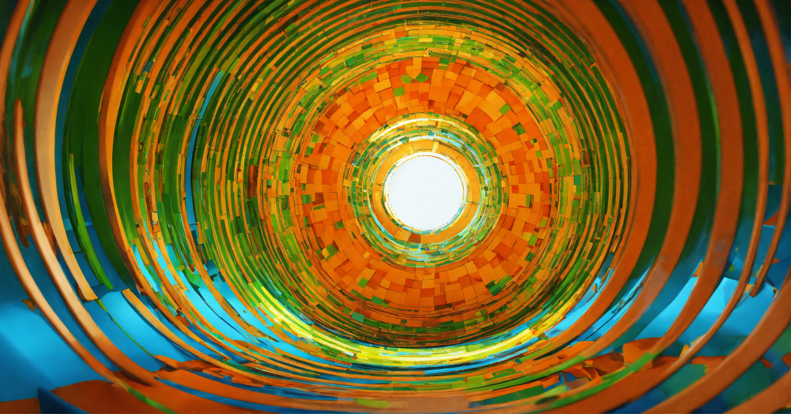 Lexica - A 3D digital illustration representing 360 degrees. Using ...