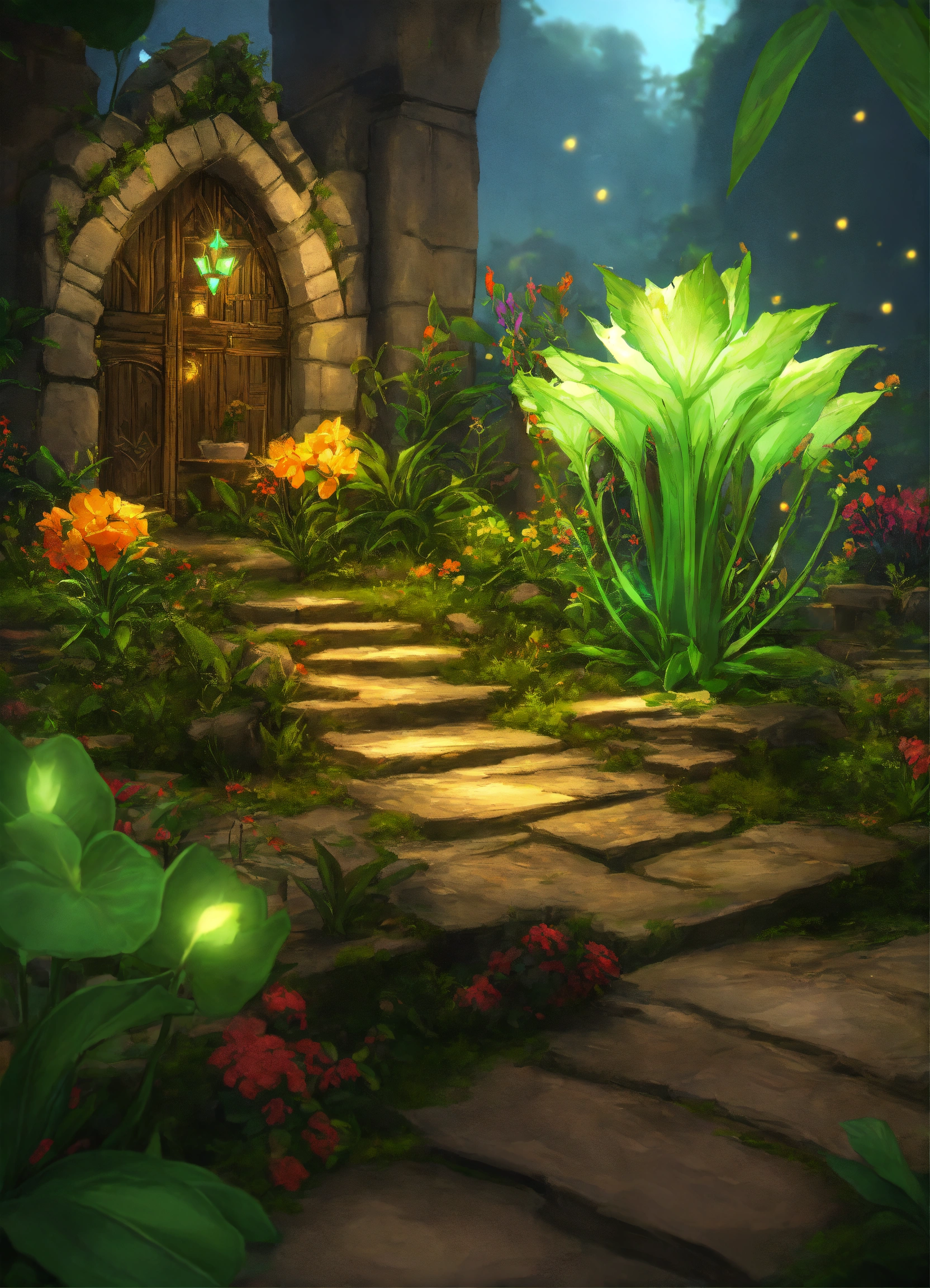 Lexica - Bio luminous plants fantasy medieval mmorpg