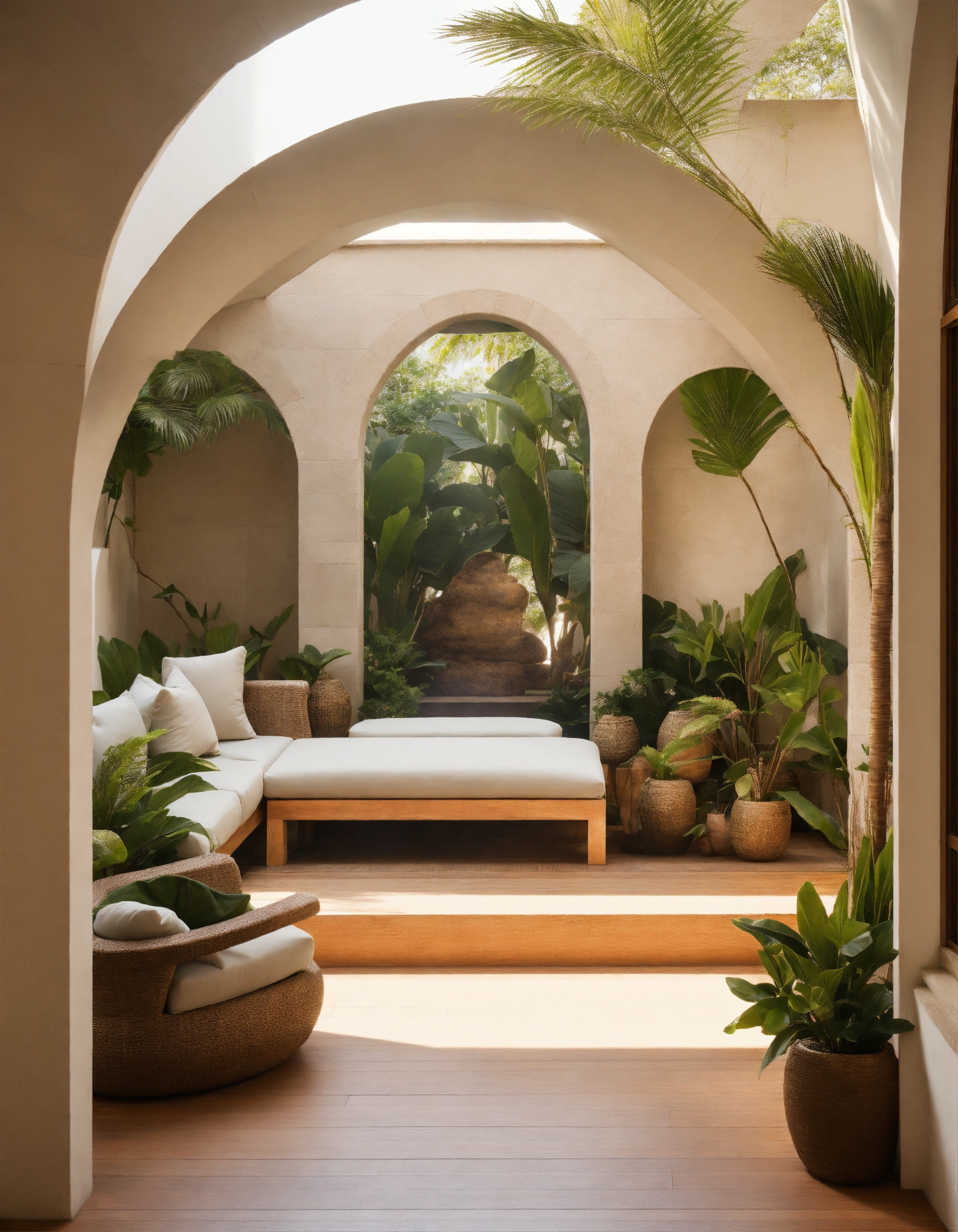 Lexica - Ultra realistic photo of Modern take on upscale bali inspired ...