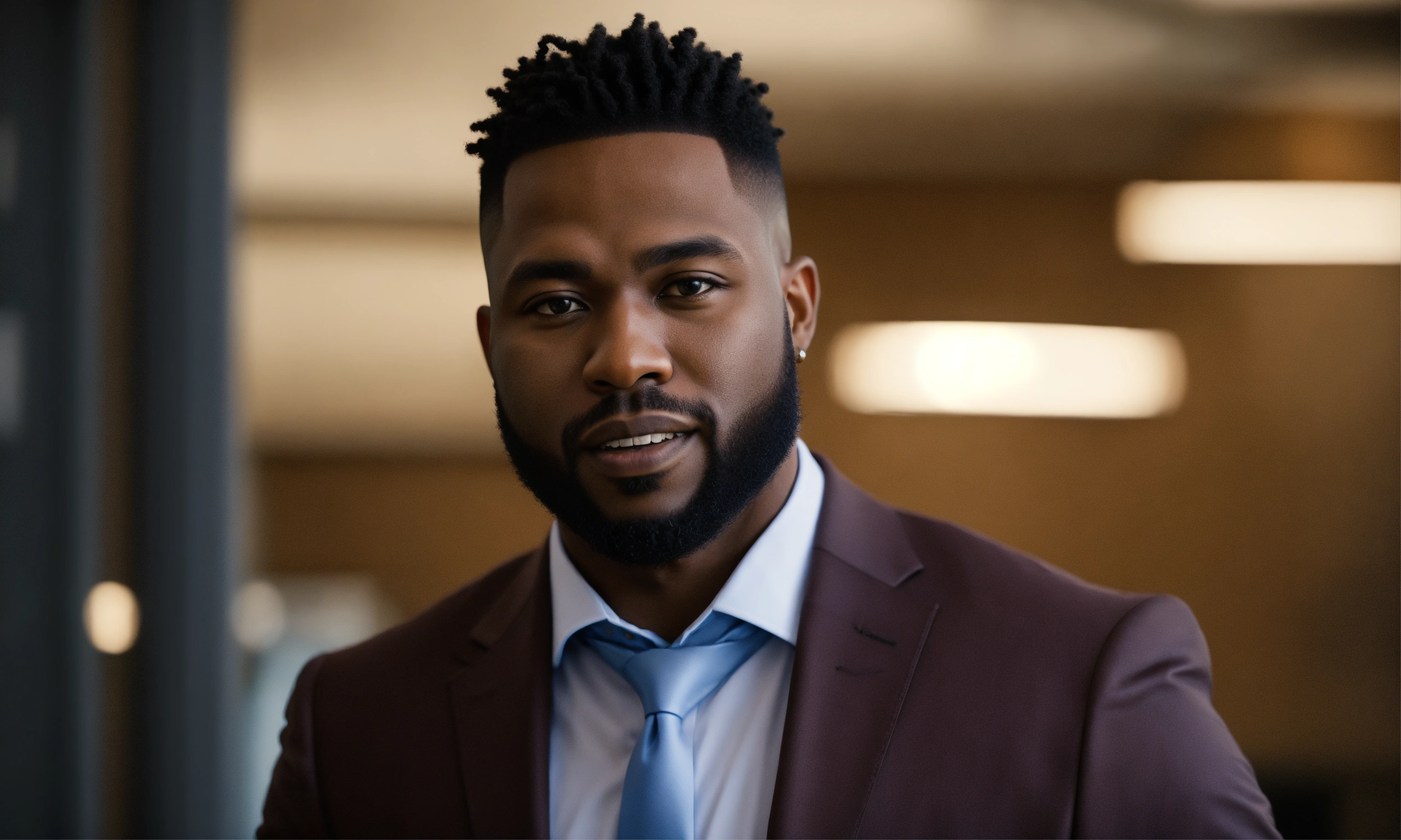 Lexica - A personal portrait of well dressed black male executive ...