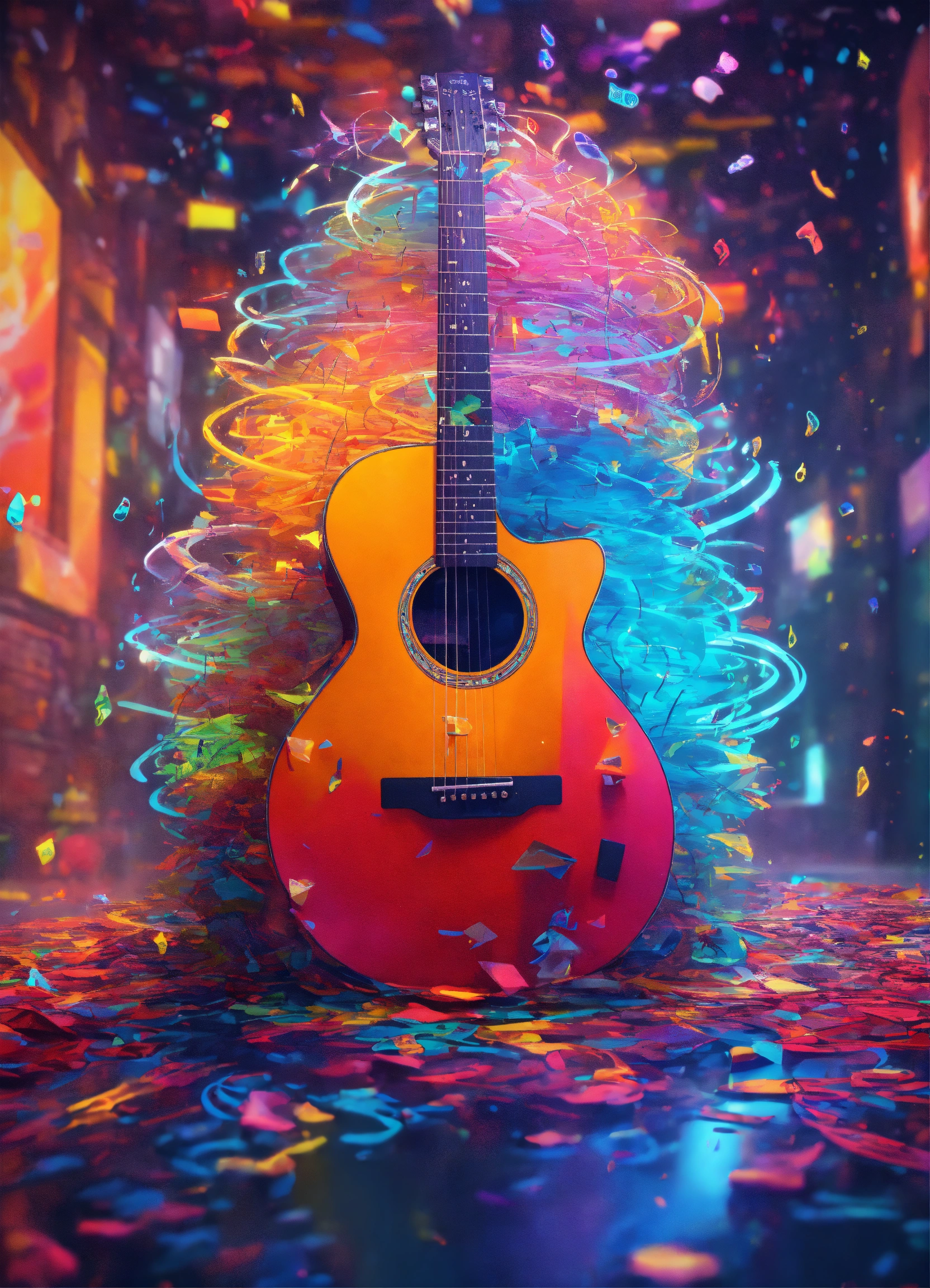 Lexica - A time-traveling wizard, guitar infused into a floating ...
